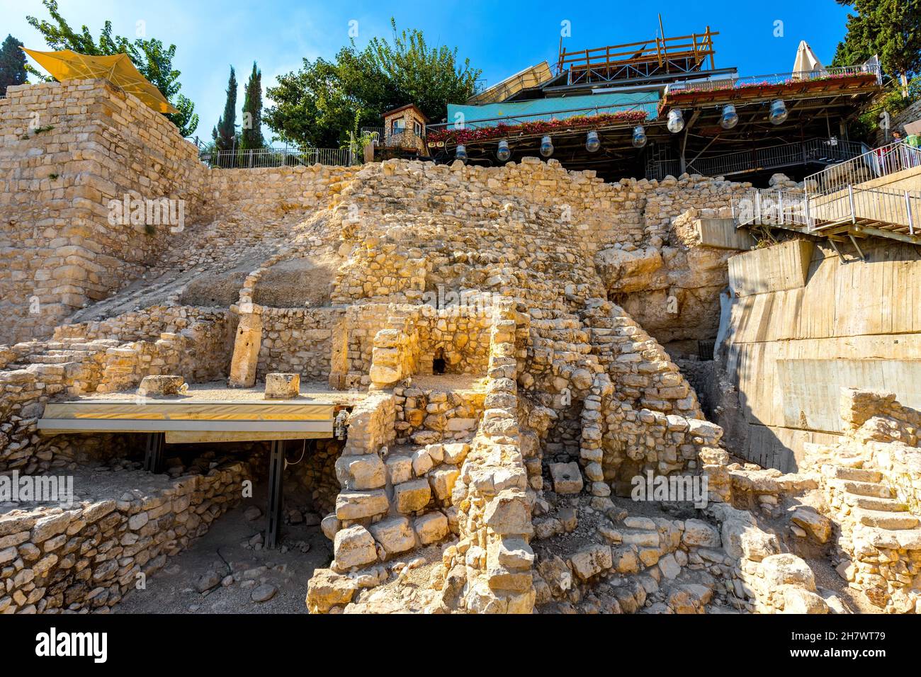 Jerusalem, Israel - October 13, 2017: King David Royal Quarter ...