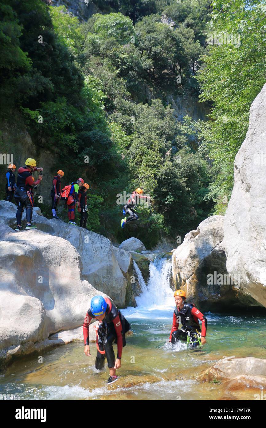 Loup river, Alpes Maritimes, French Riviera, France Stock Photo - Alamy