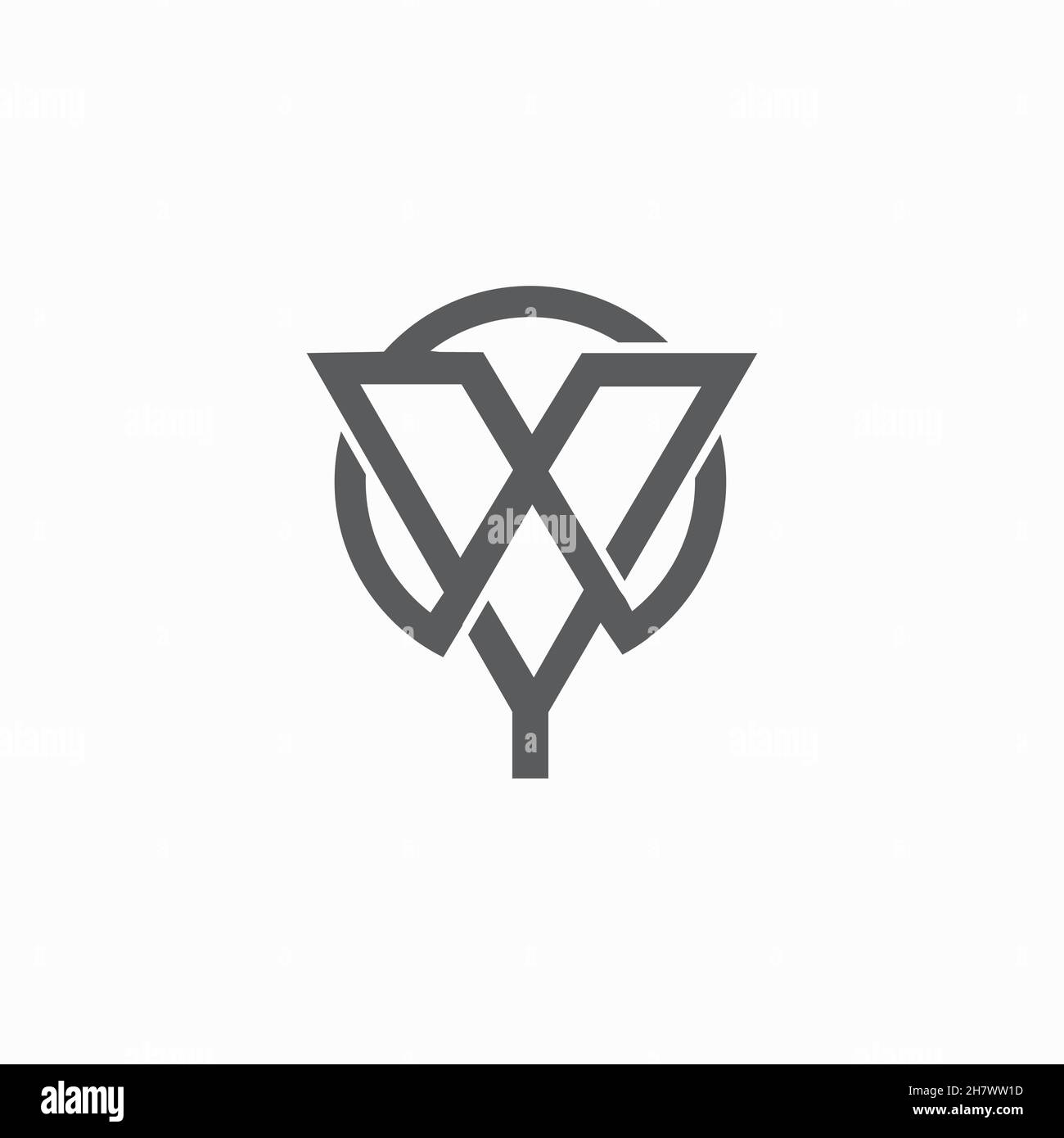 Yx initials logo Black and White Stock Photos & Images - Alamy