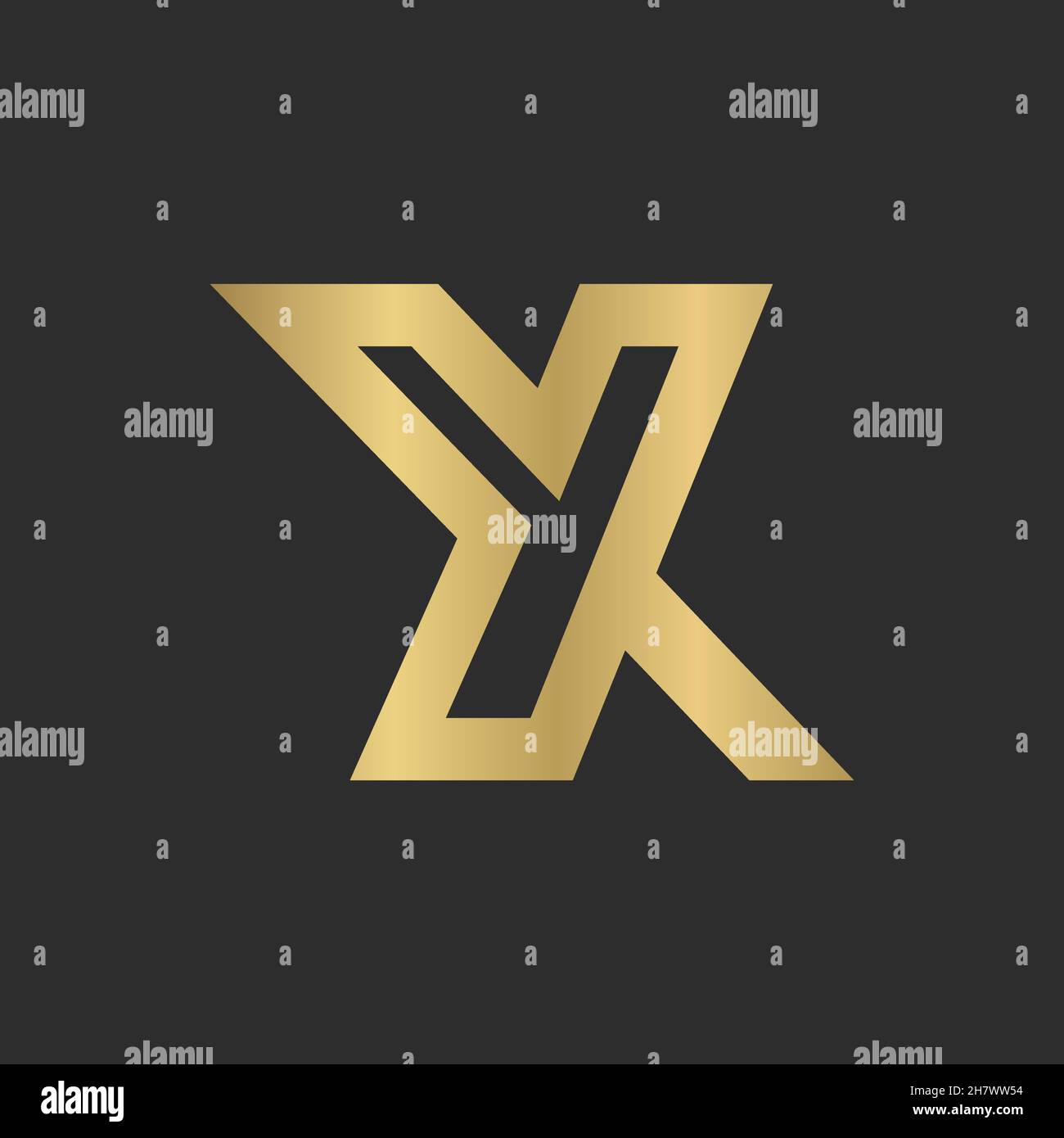 Alphabet Initials logo YX, XY, X and Y Stock Vector Image & Art - Alamy