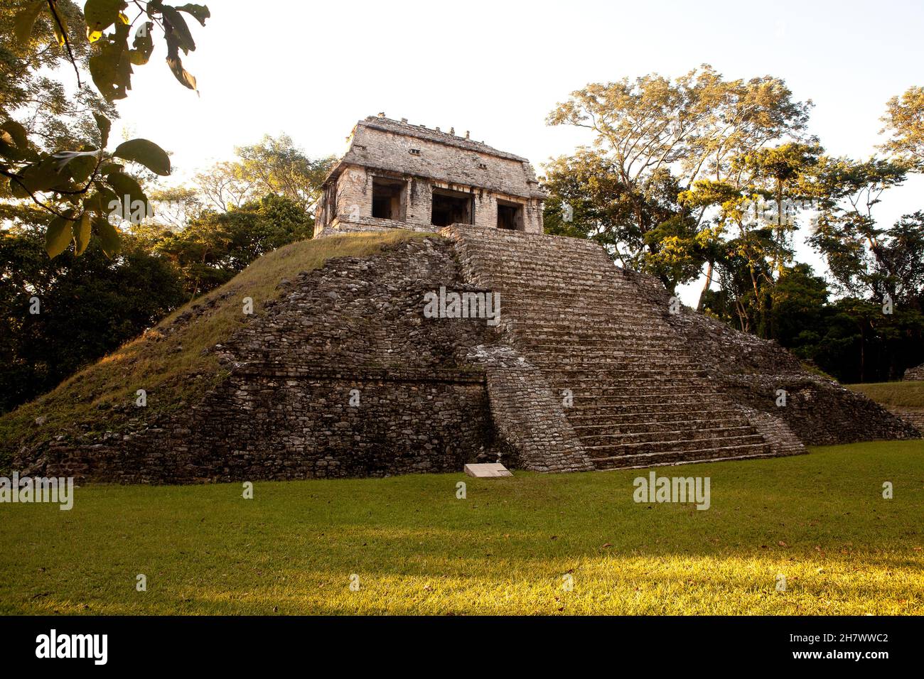 Temple of the Cross Complex of ancient pre-columbian buildings at the ...