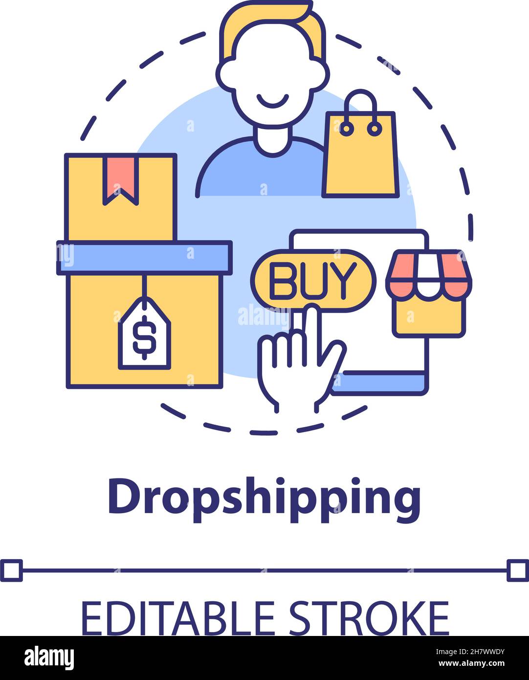 Extra income concept icon hi-res stock photography and images - Alamy