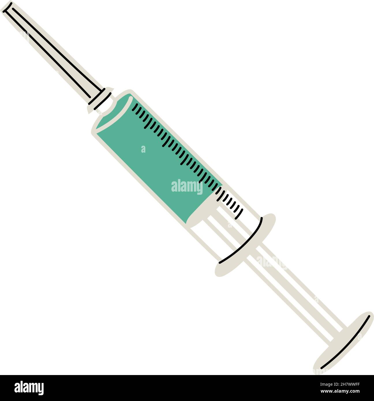 green syringe design Stock Vector Image & Art - Alamy