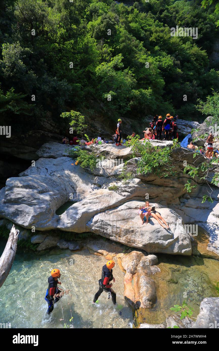 Loup river, Alpes Maritimes, French Riviera, France Stock Photo - Alamy