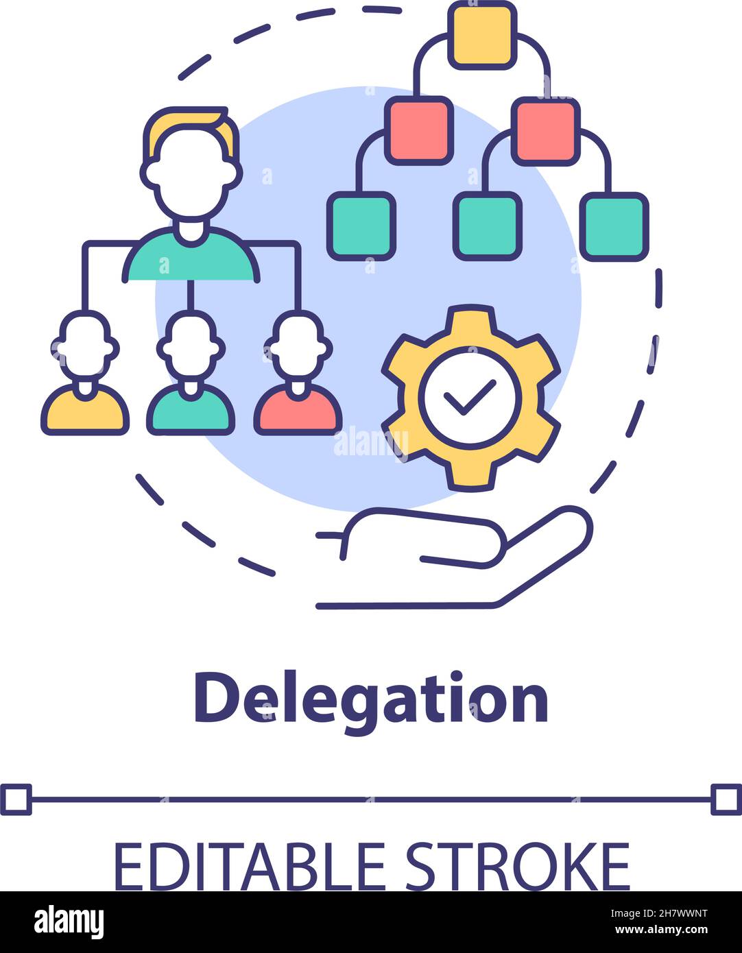 Delegation concept icon Stock Vector Image & Art - Alamy Delegation concept icon Stock Vector Image & Art - Alamy