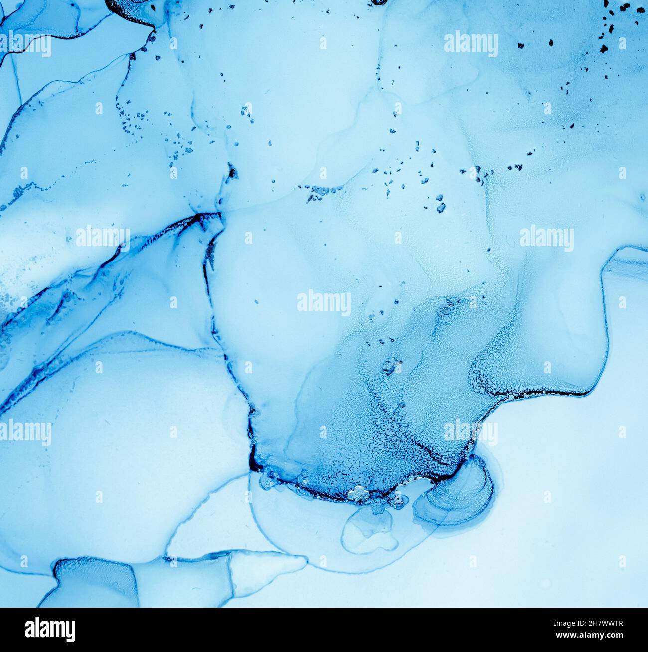 Ink Colours Mix Water. Oil Wave Illustration Stock Photo - Alamy