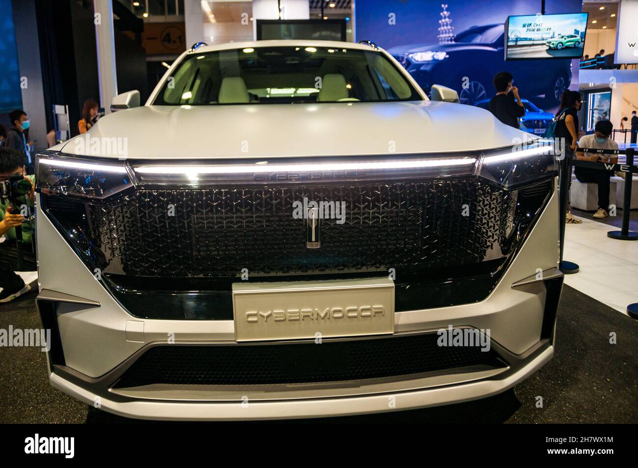 The Wey Cybermocca concept, a Mocha modified by Chaojing Motors, seen ...