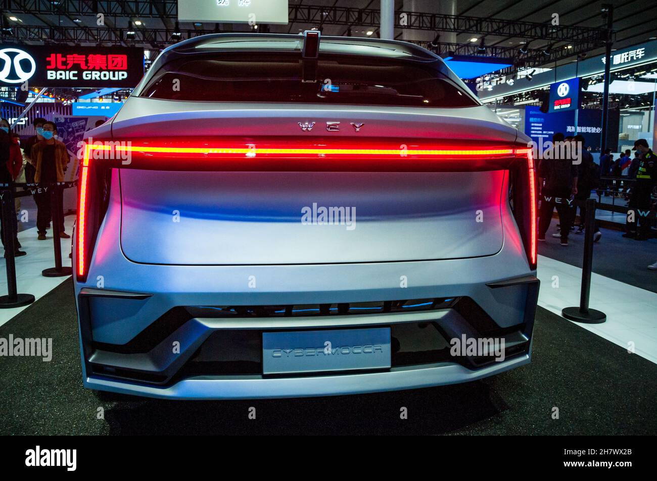 The Wey Cybermocca concept, a Mocha modified by Chaojing Motors, seen ...