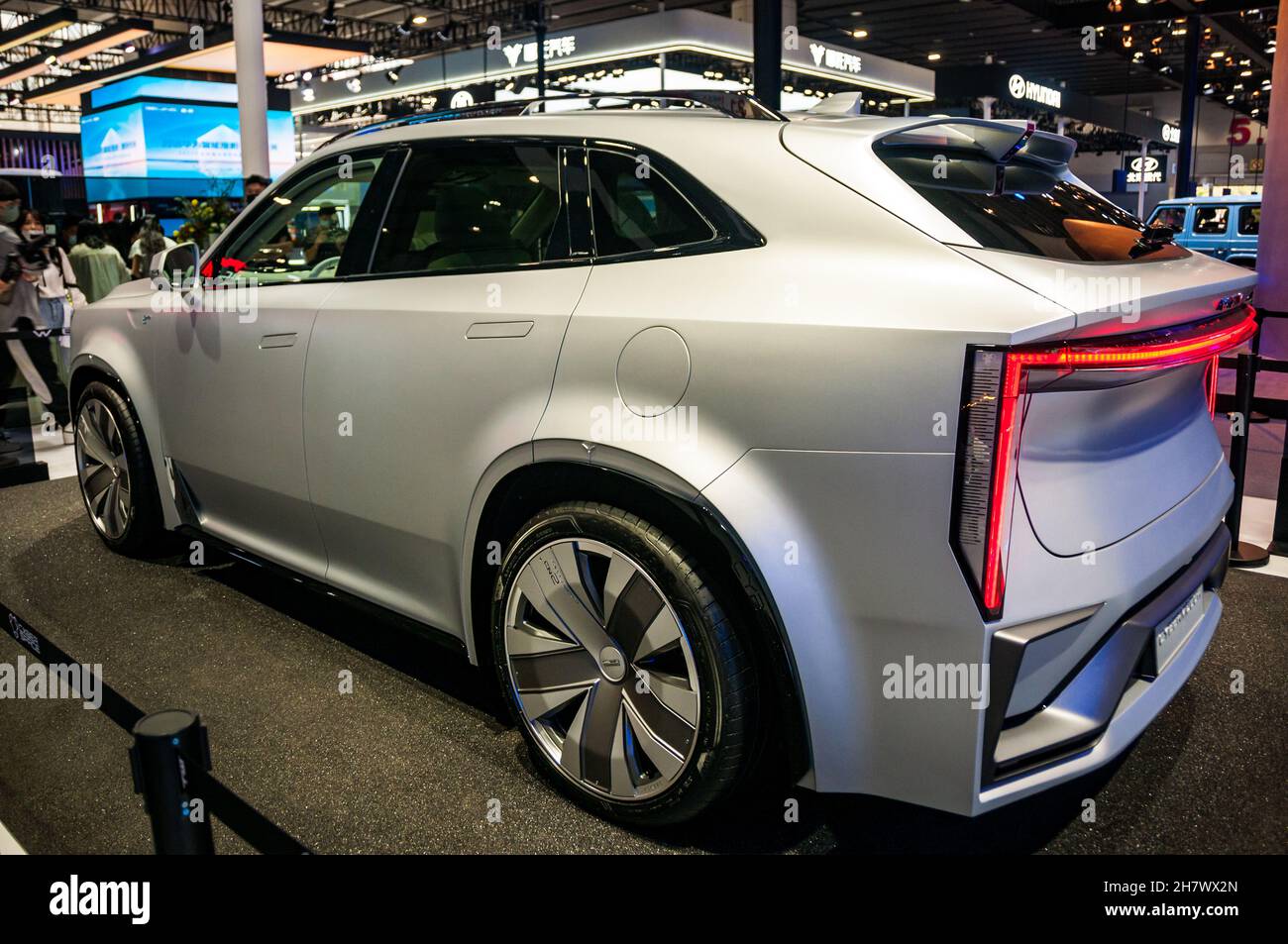 The Wey Cybermocca concept, a Mocha modified by Chaojing Motors, seen ...