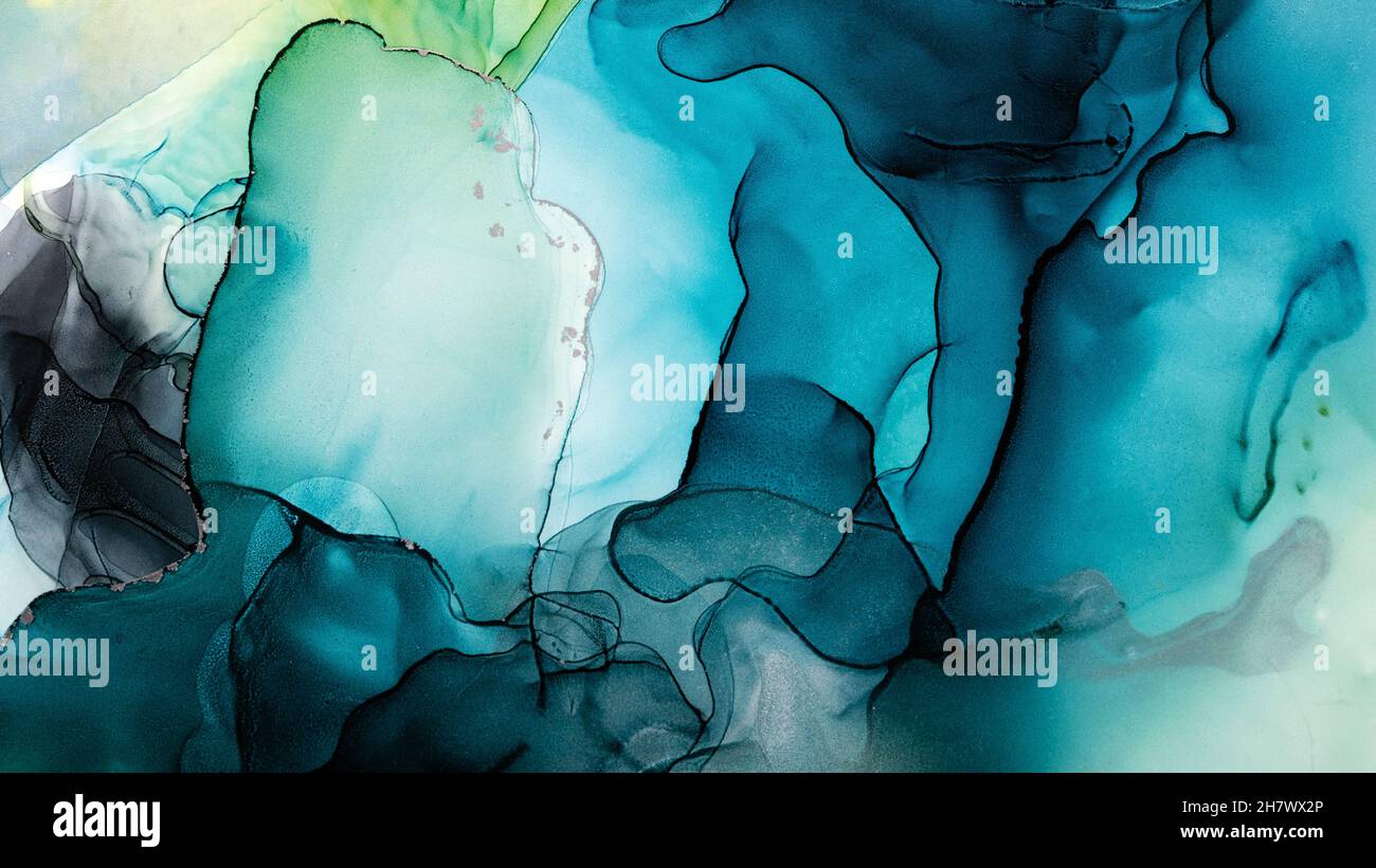 Shiny silver alcohol ink abstract texture translucent. Luxurious ...