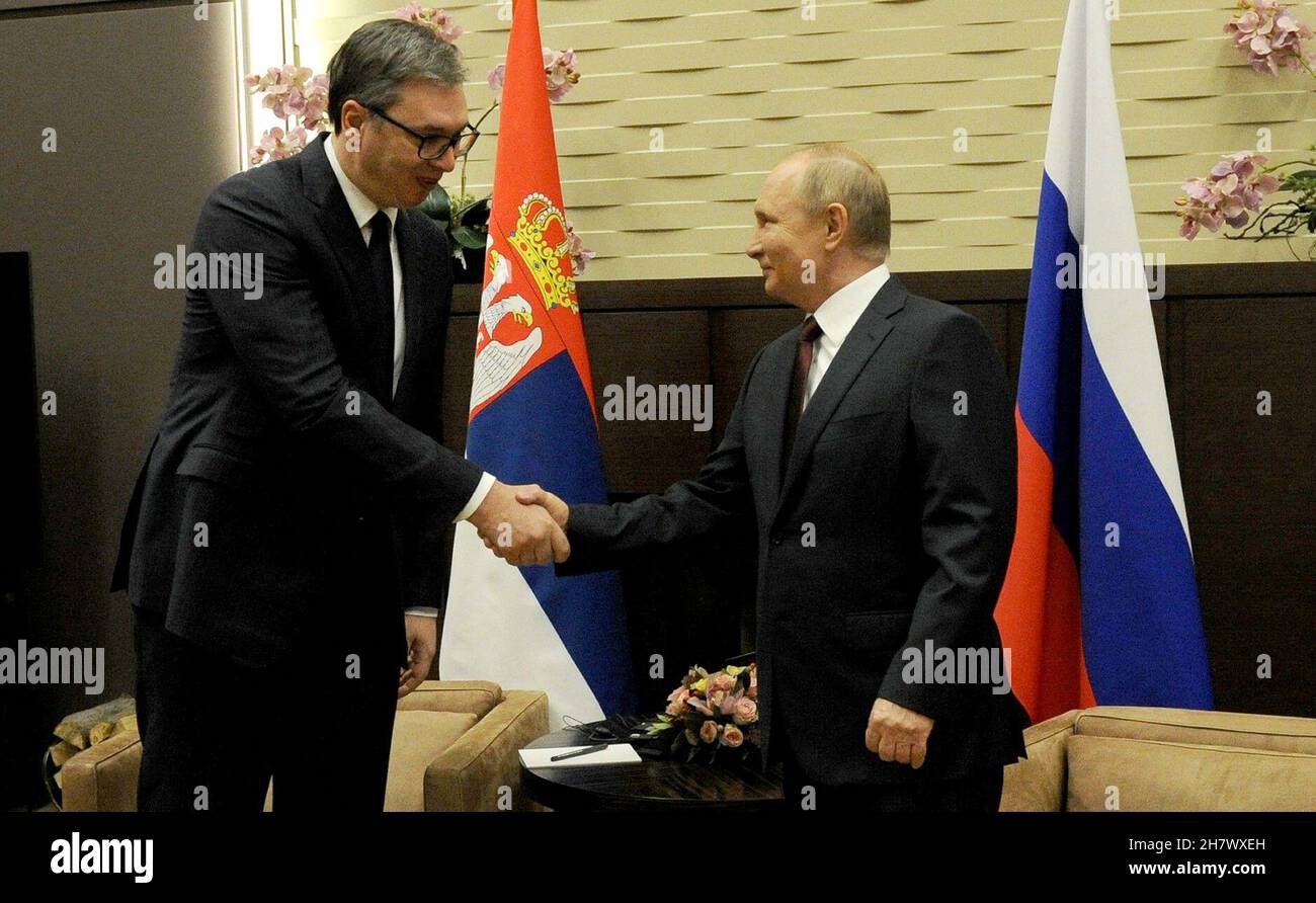 November 25, 2021. - Russia, Sochi. - Russian President Vladimir Putin ...