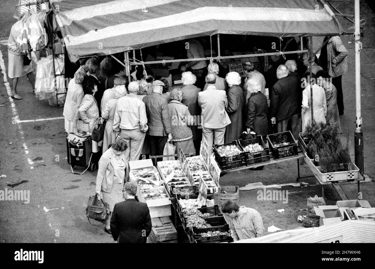 Busy Stalls in Romford Market, The market first originated in 1247 ...
