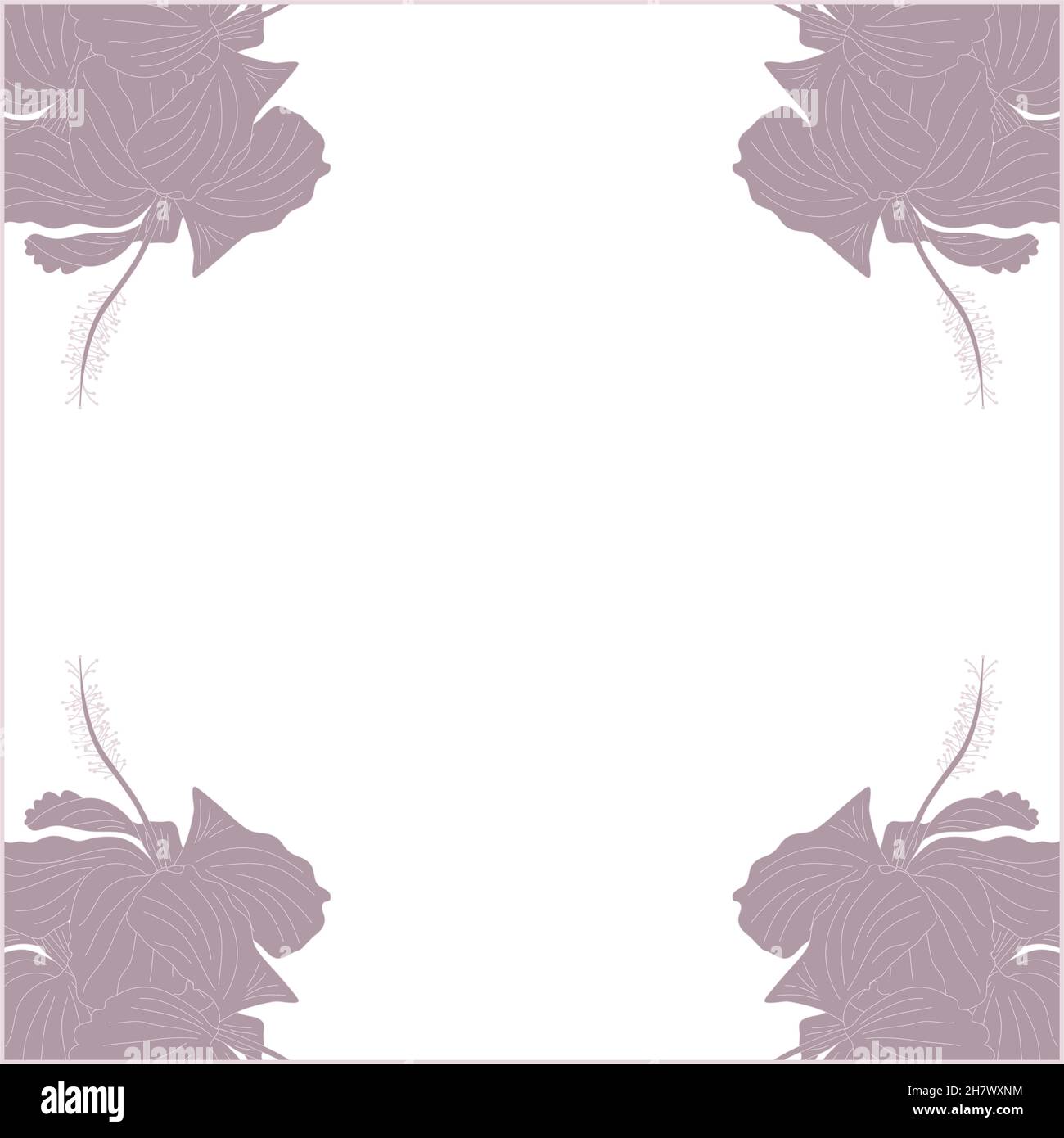 Leaves summer border frame Cut Out Stock Images & Pictures - Alamy