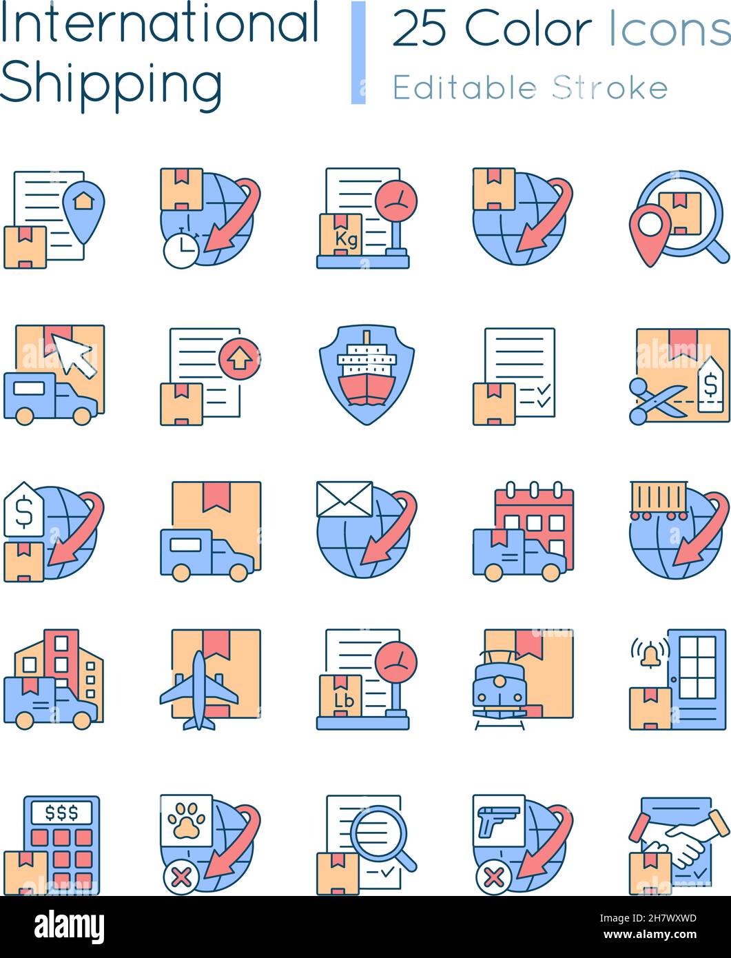 Cargo ship clipart Cut Out Stock Images & Pictures - Alamy