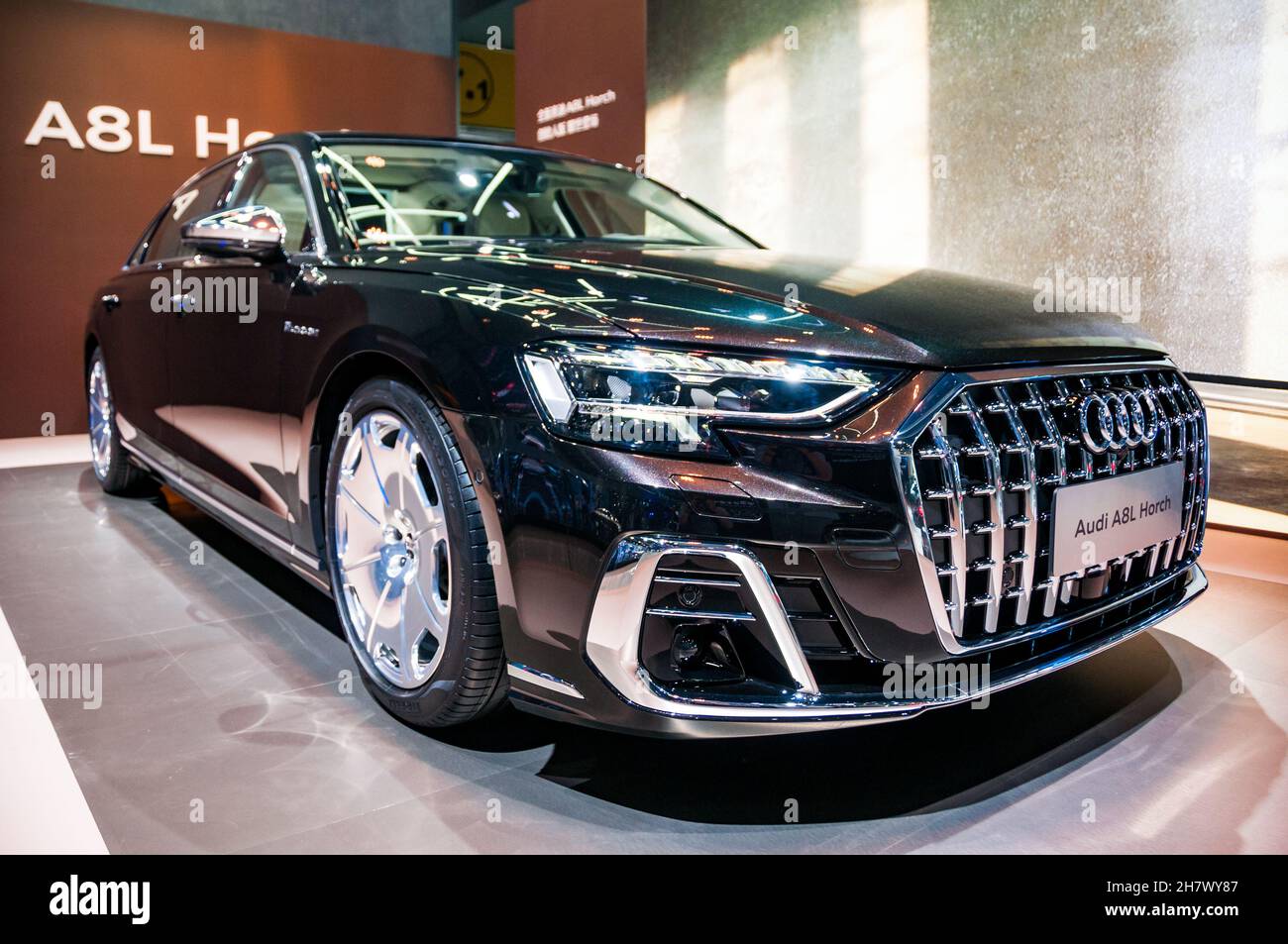 Audi A8L Horch seen on display at the 2021 Guangzhou Auto Show ...