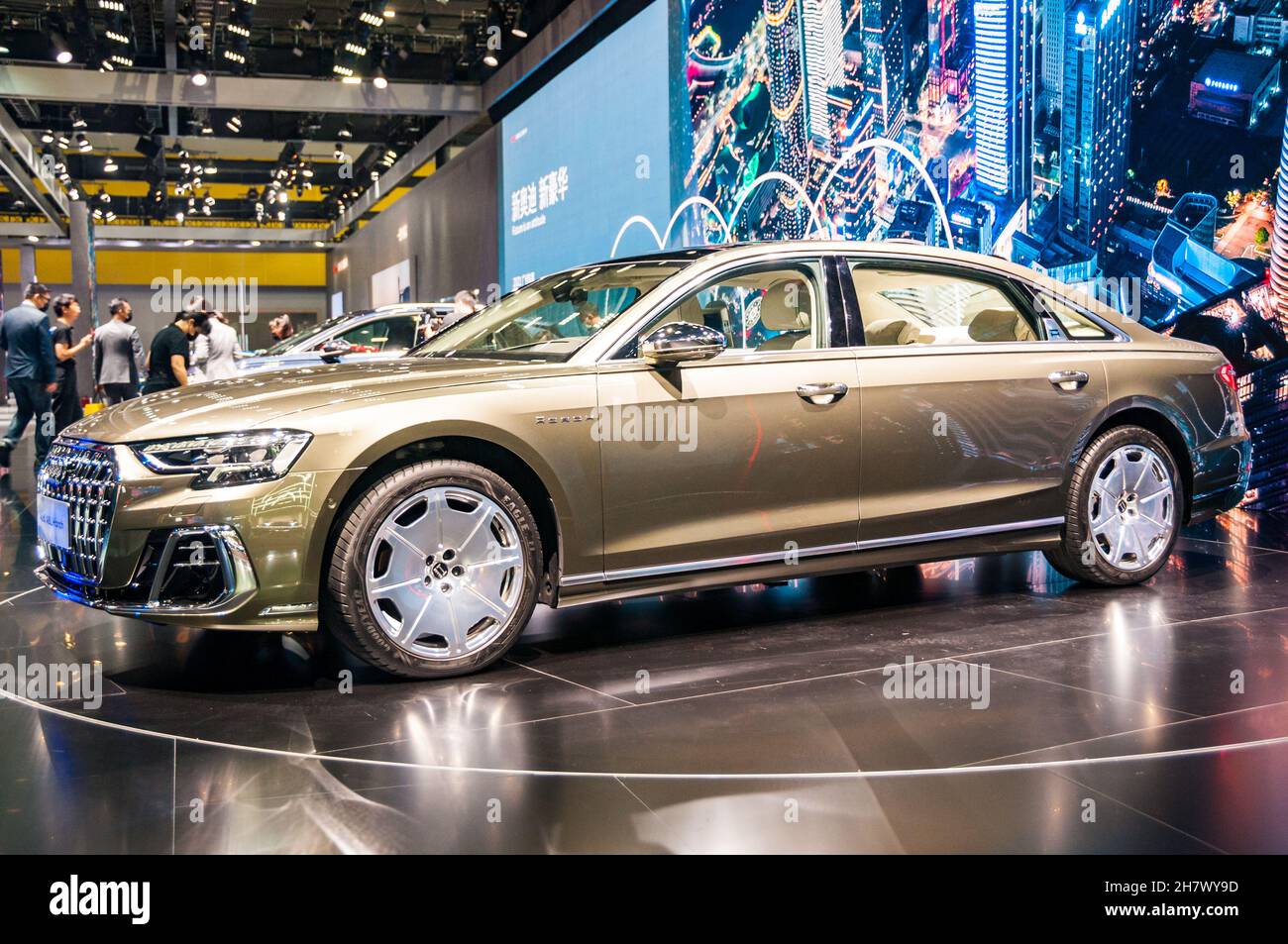 Audi A8L Horch seen on display at the 2021 Guangzhou Auto Show ...