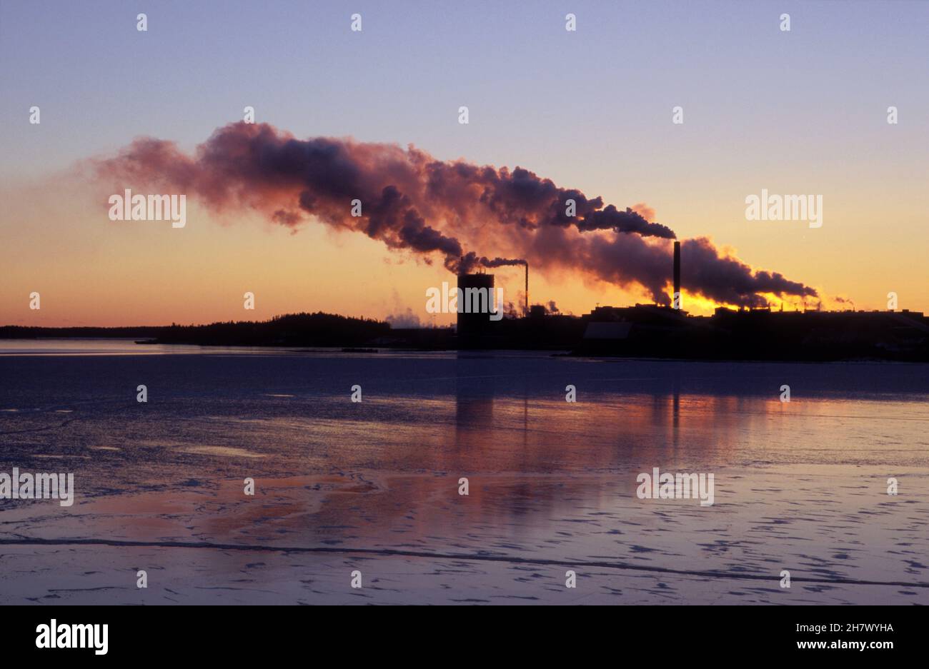 Nightfall, sunset, dusk by the sea in 2004, 2005, analog. Magical sky ...