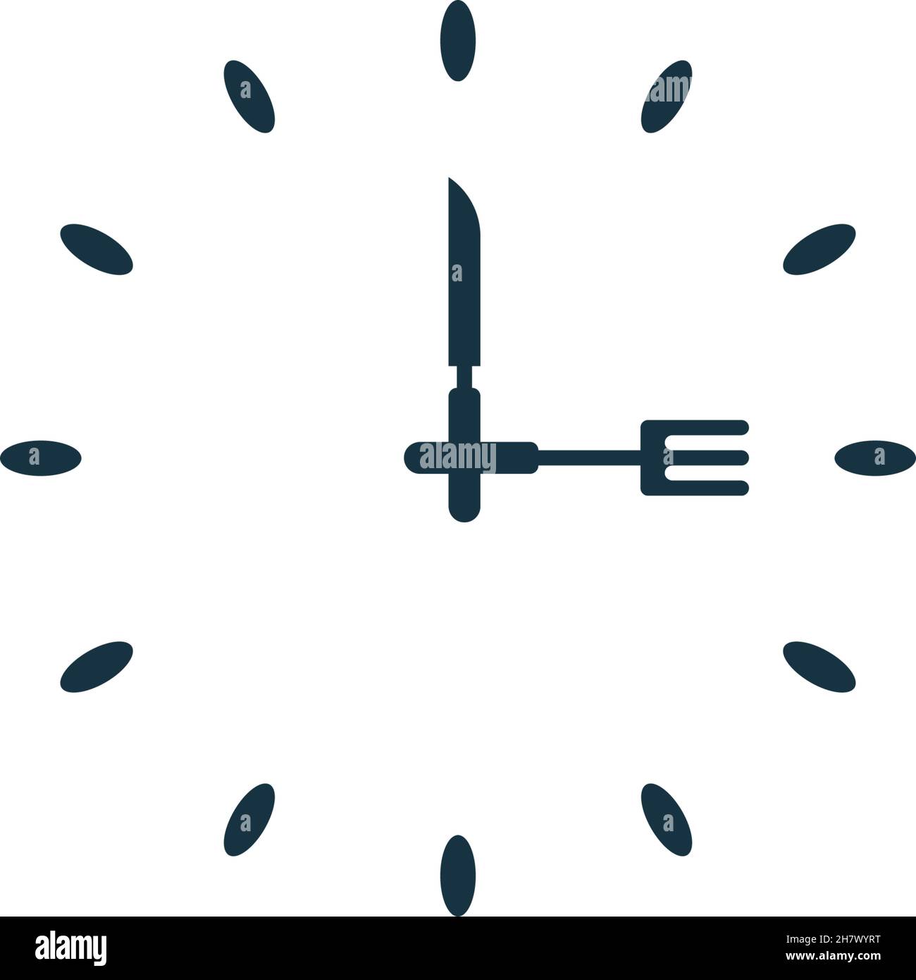 Clock time icon logo design template vector Stock Vector Image & Art ...