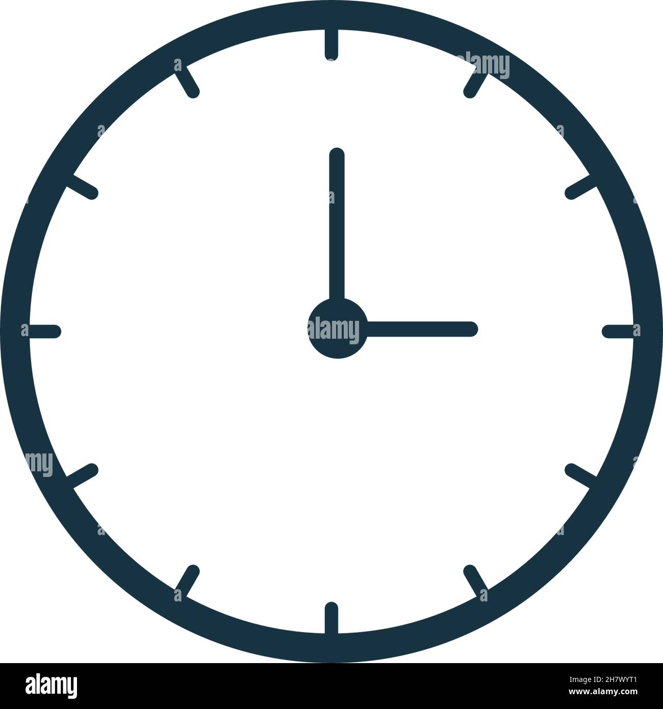 Clock time icon logo design template vector Stock Vector Image & Art ...