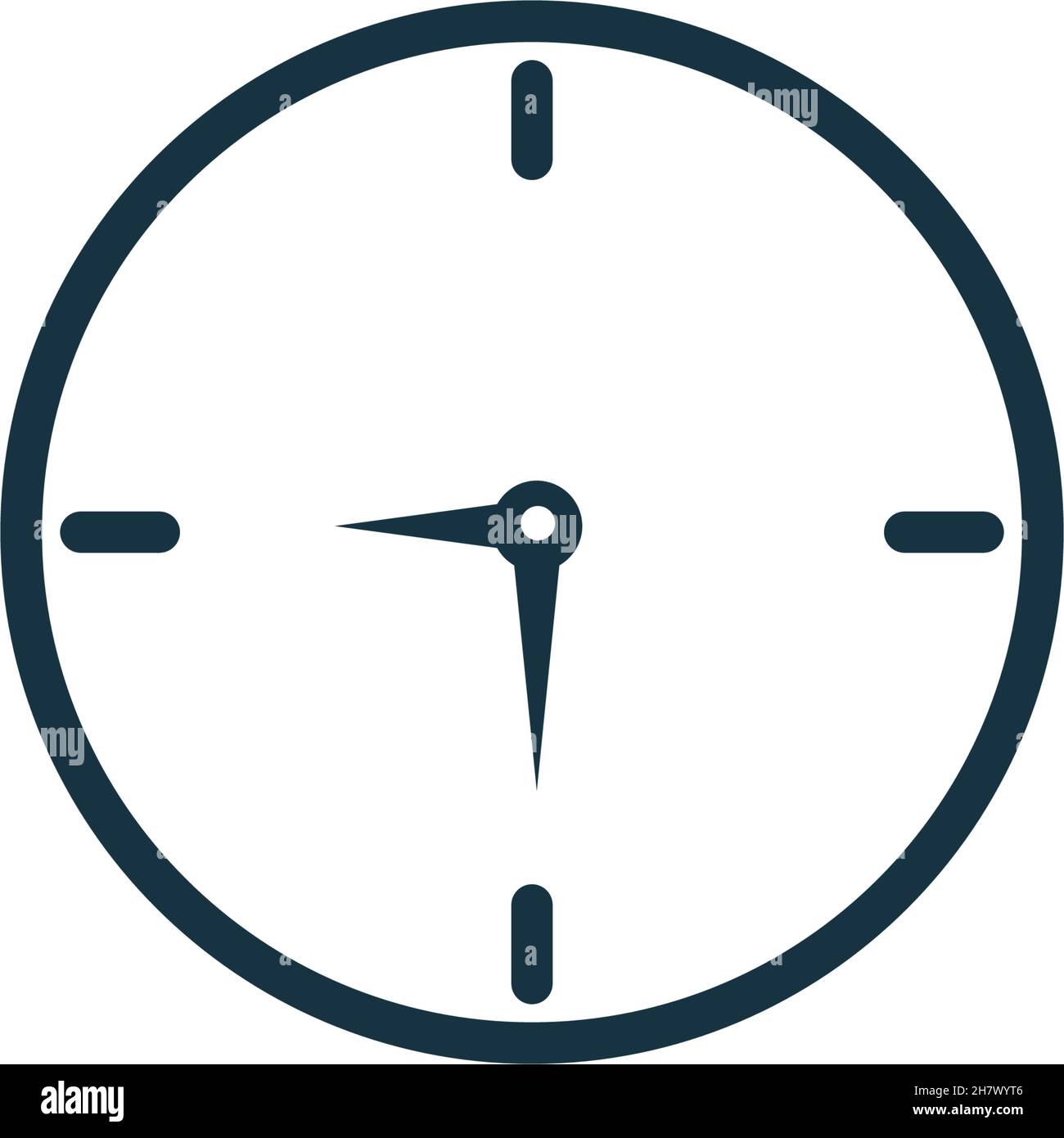 Clock time icon logo design template vector Stock Vector Image & Art ...