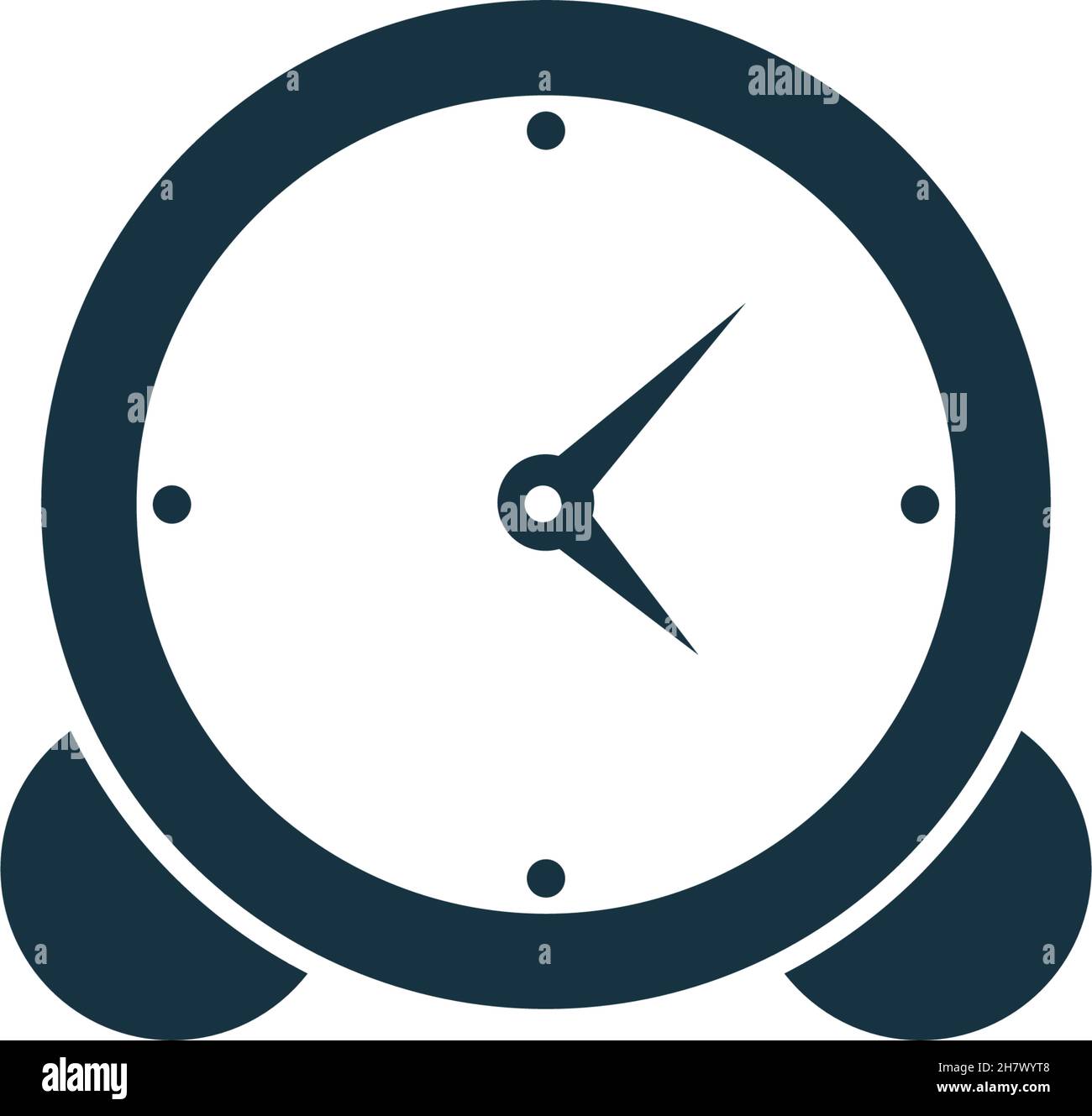 Clock time icon logo design template vector Stock Vector Image & Art ...