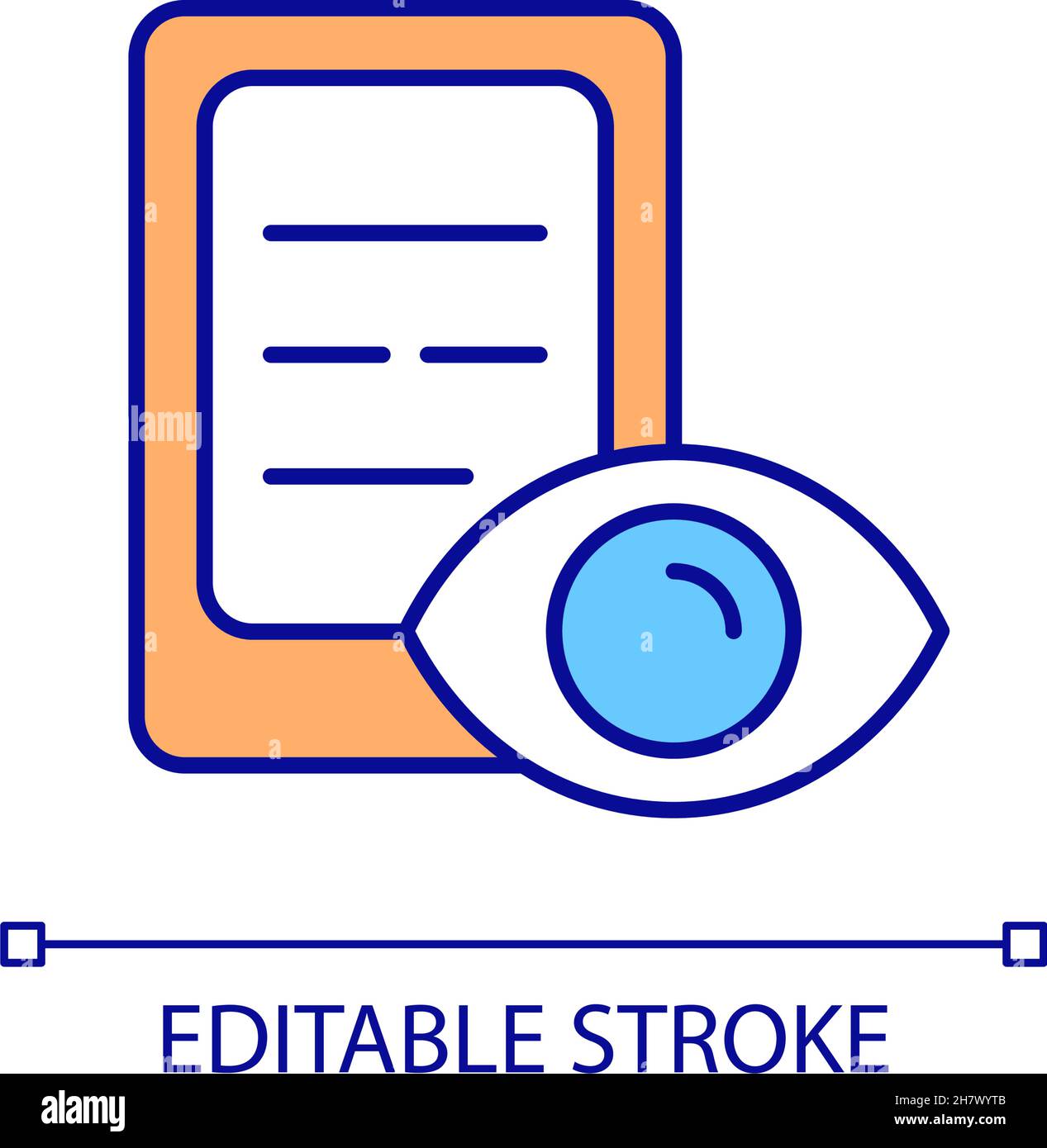 Mobile tracking RGB color icon Stock Vector Image & Art - Alamy