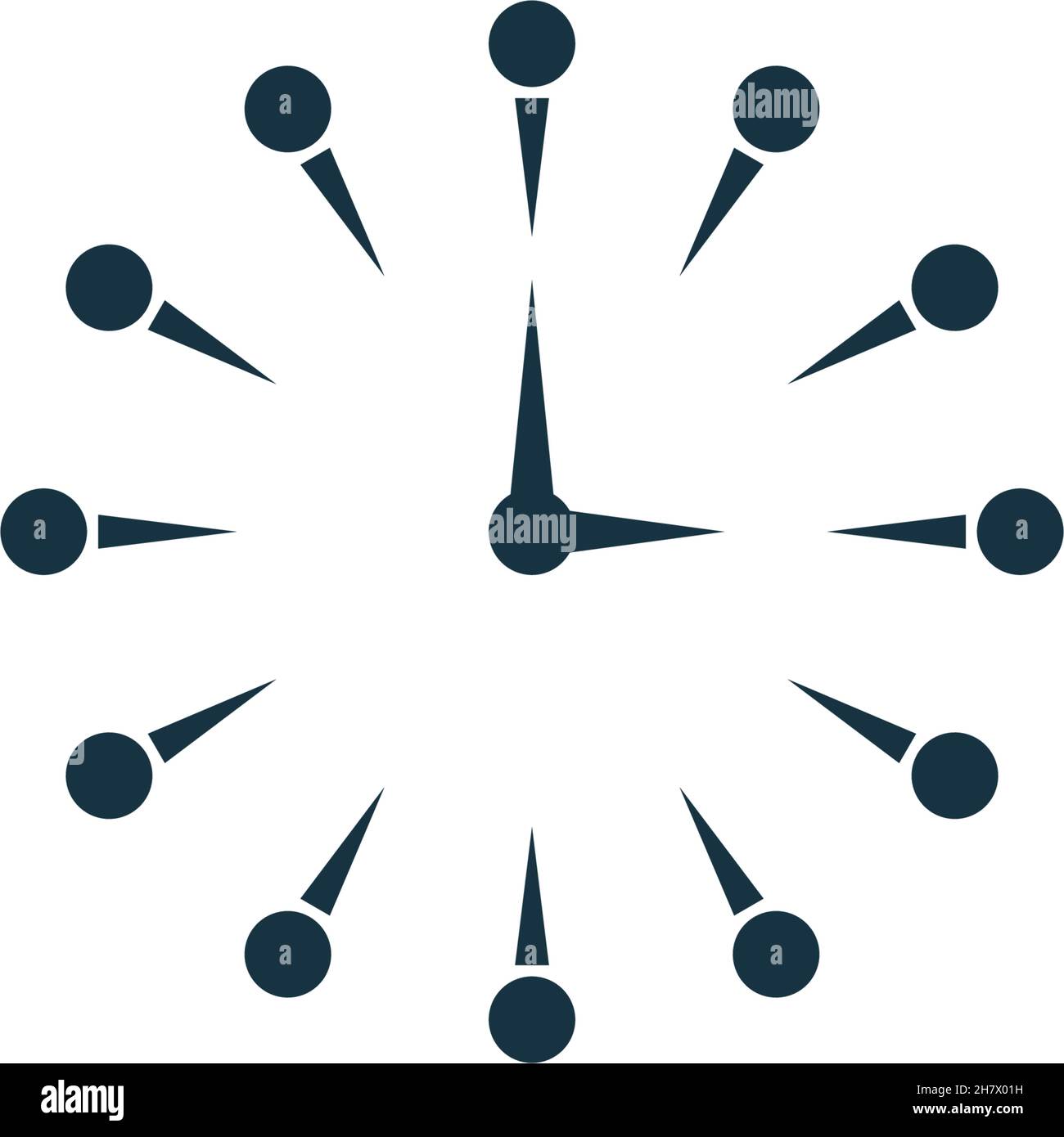 Clock time icon logo design template vector Stock Vector Image & Art ...