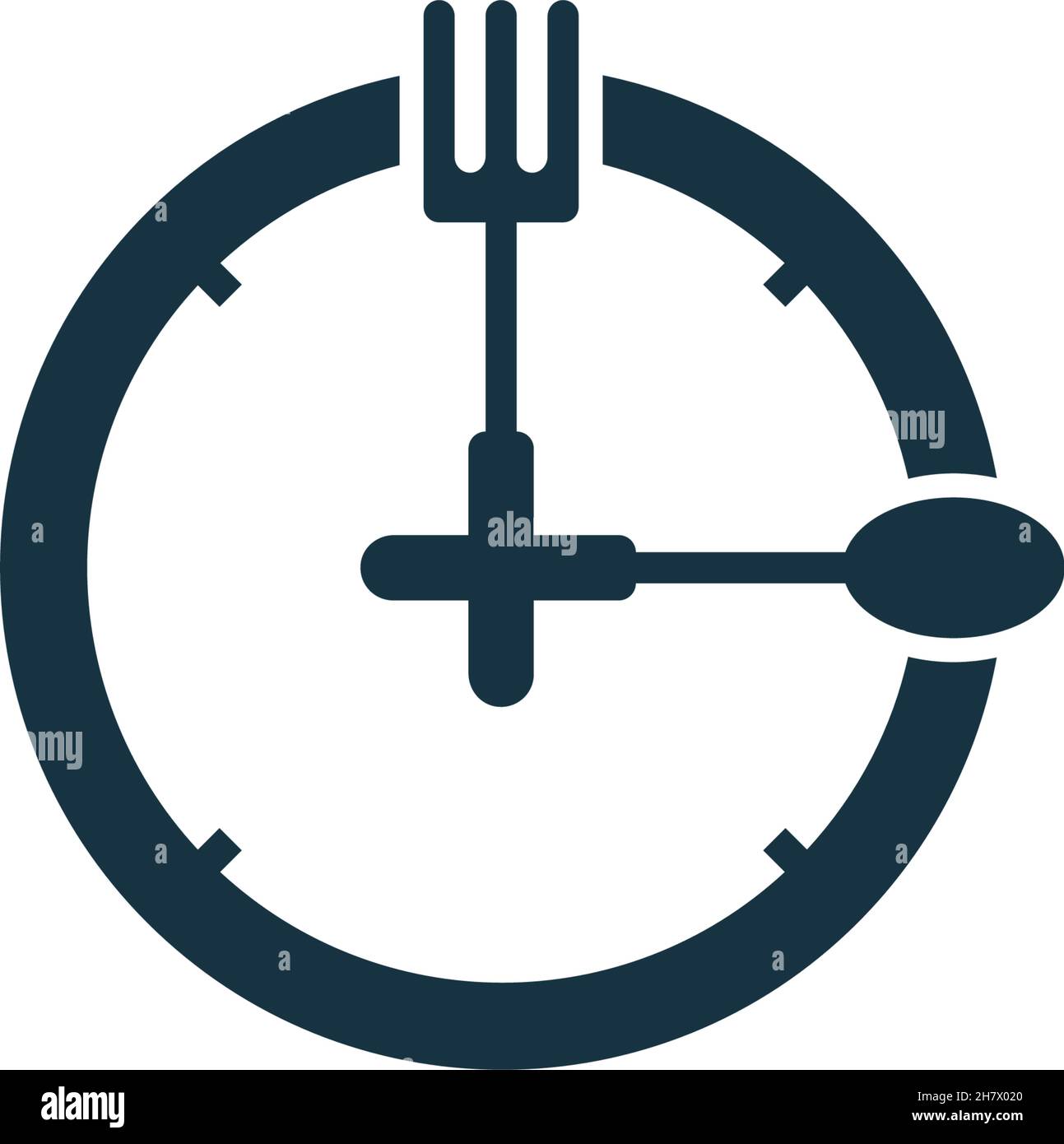Clock time icon logo design template vector Stock Vector Image & Art ...