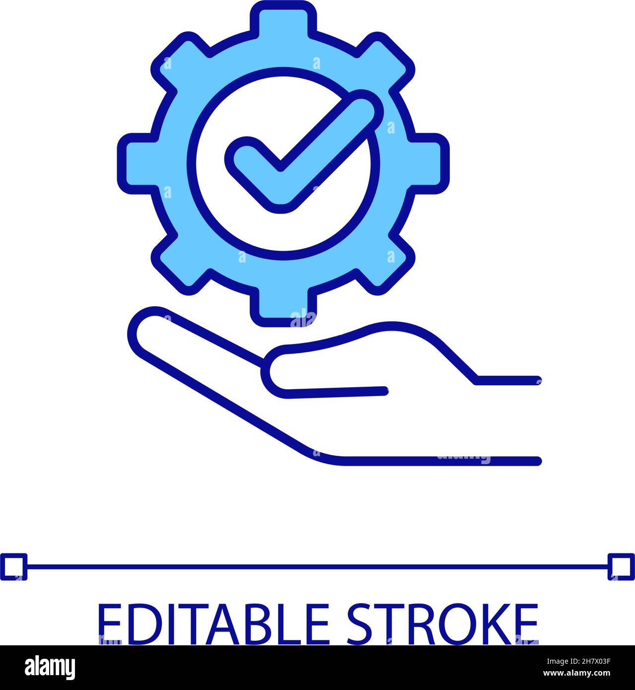 System check RGB color icon Stock Vector Image & Art - Alamy