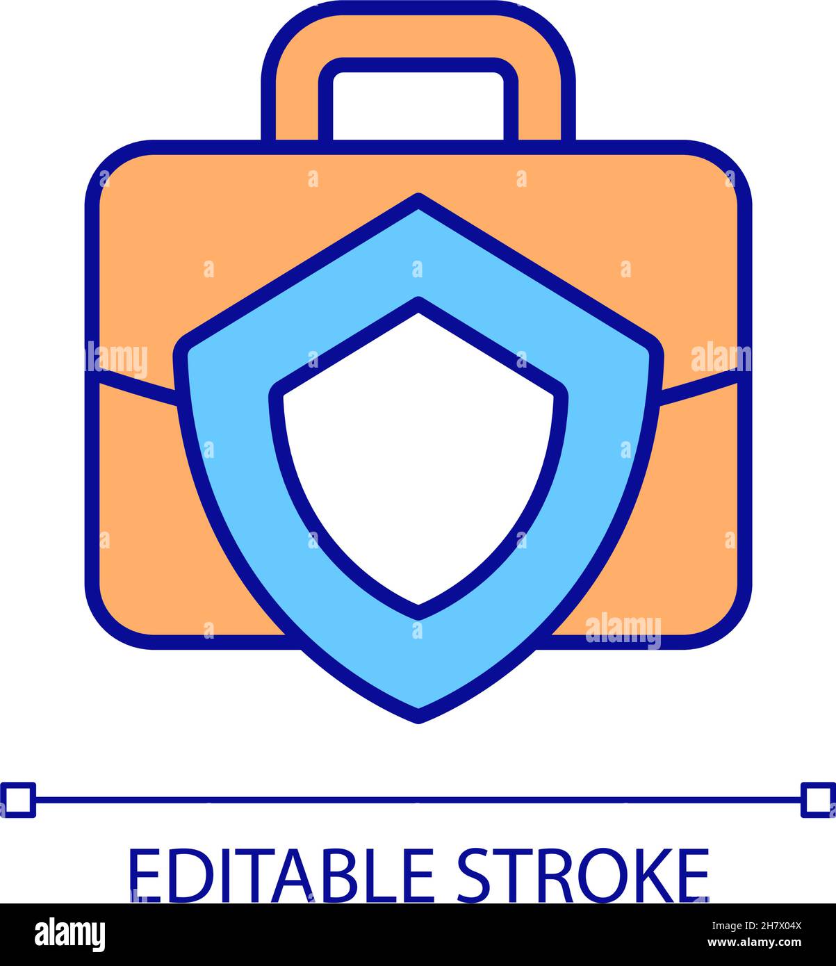 Safe work RGB color icon Stock Vector Image & Art - Alamy