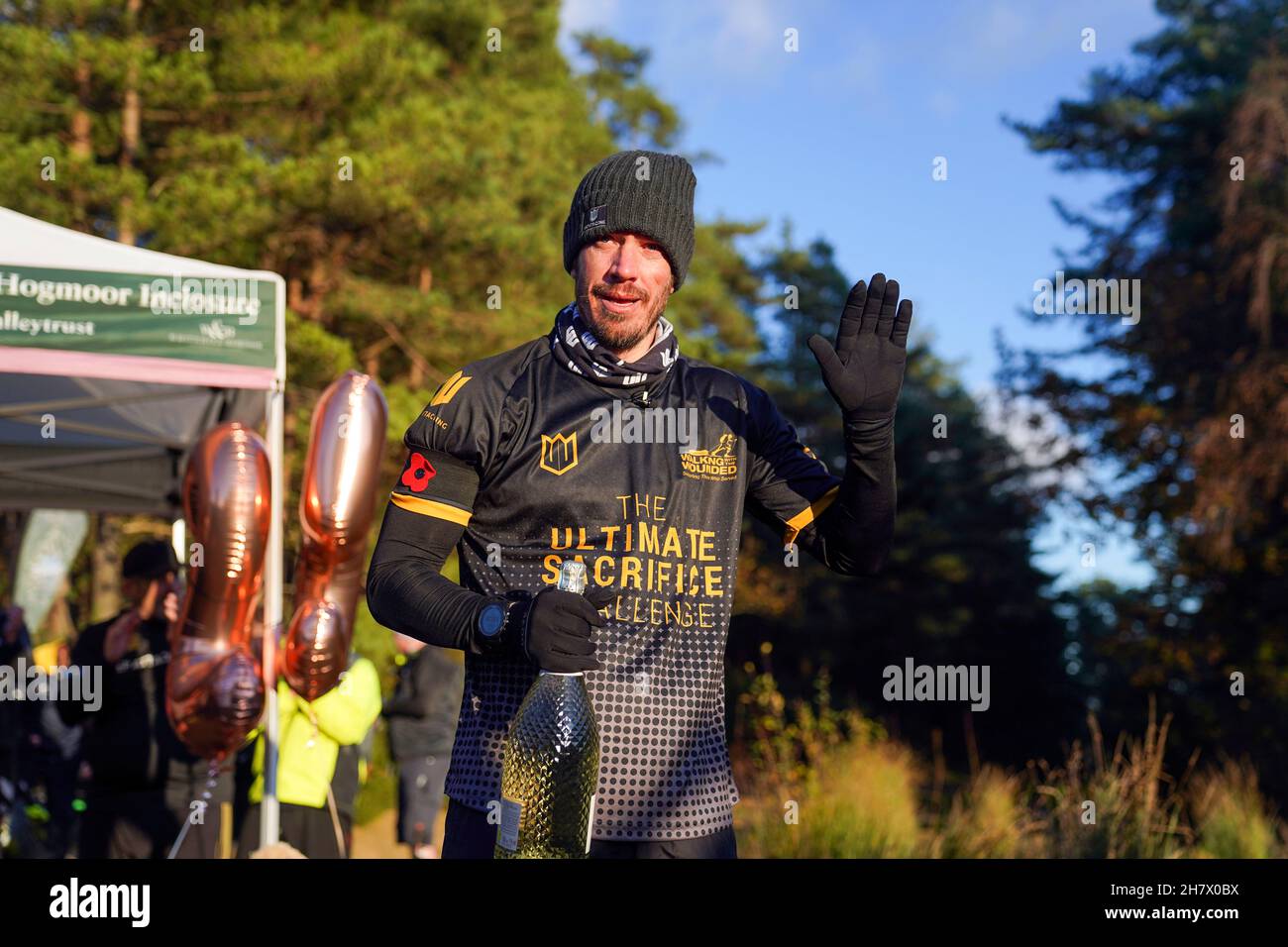 Veteran Brian Wood MC after completing his Ultimate Sacrifice Challenge ...