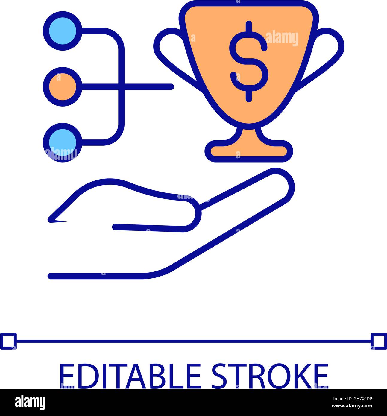 Reward system RGB color icon Stock Vector Image & Art - Alamy