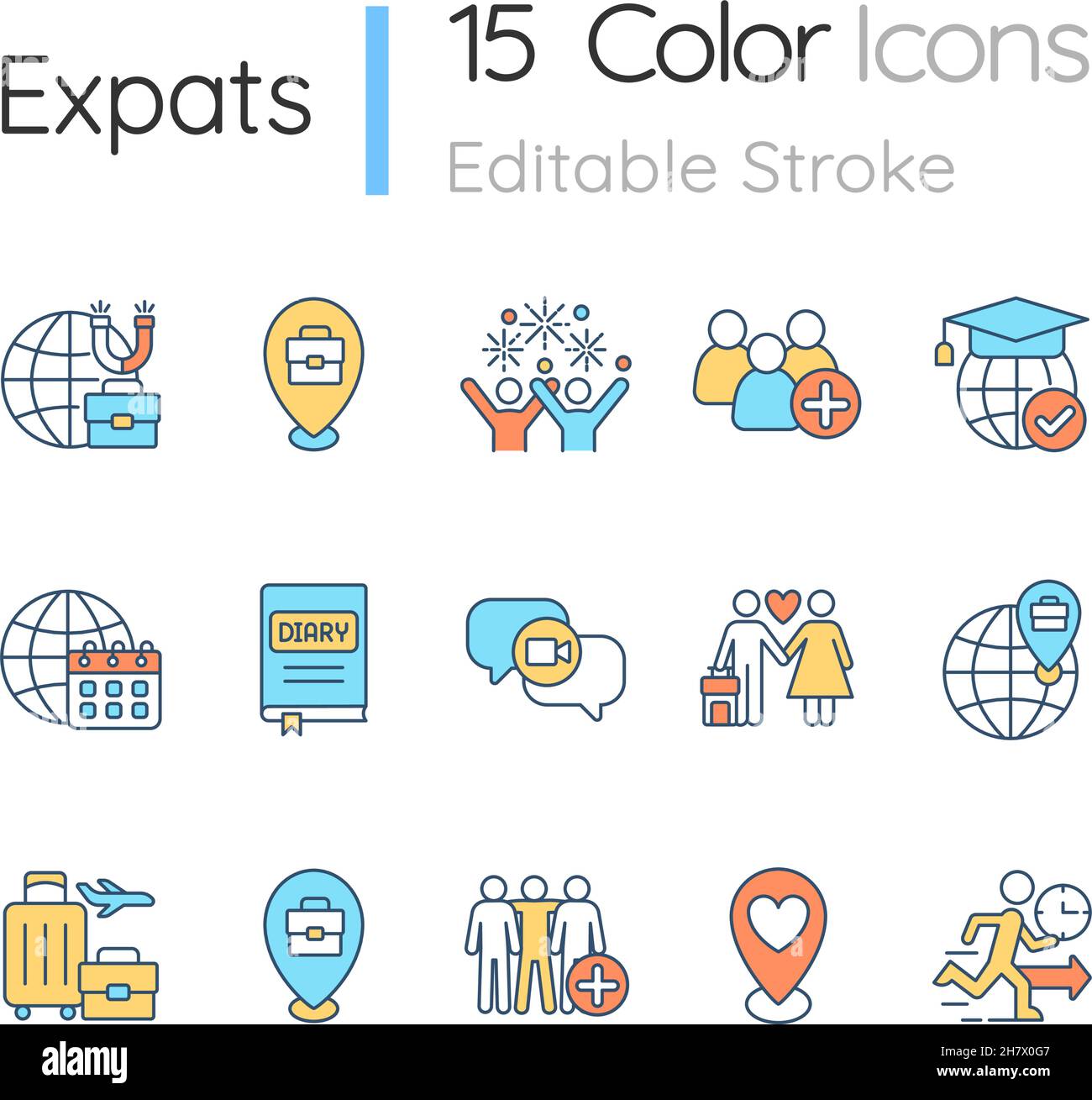Expats Stock Vector Images - Alamy