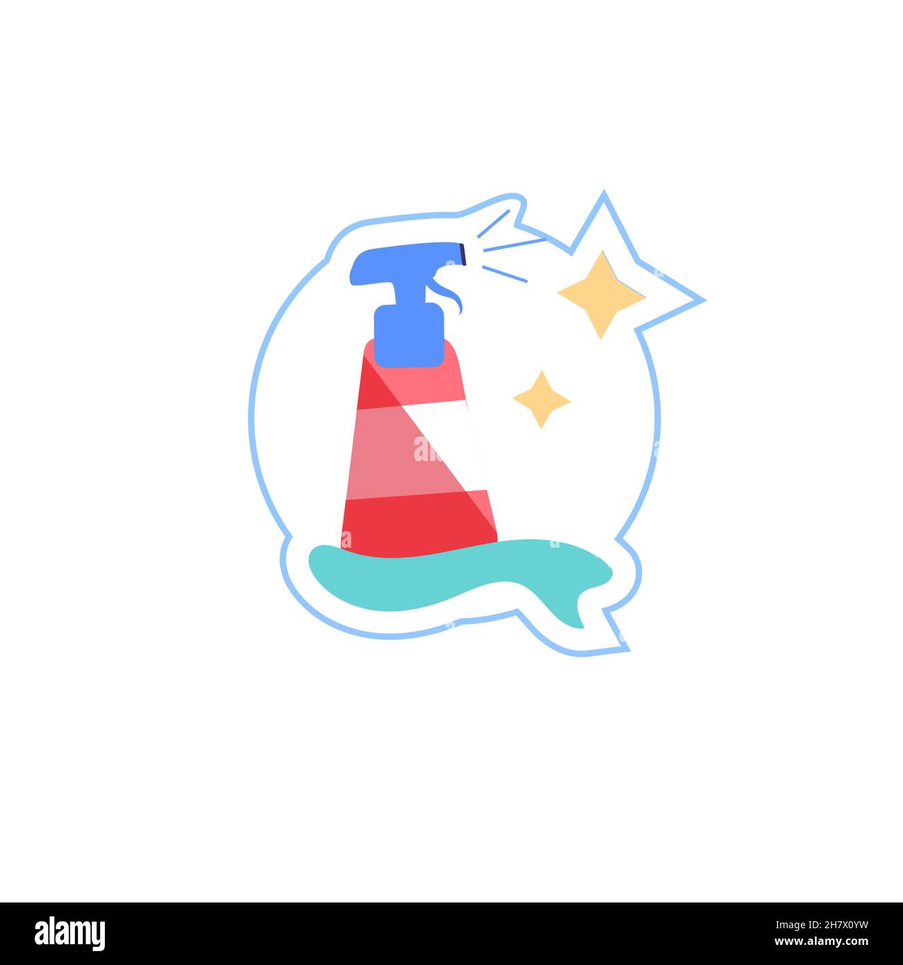 Flat cartoon equipment for cleaning,hygiene and keeping clean vector ...