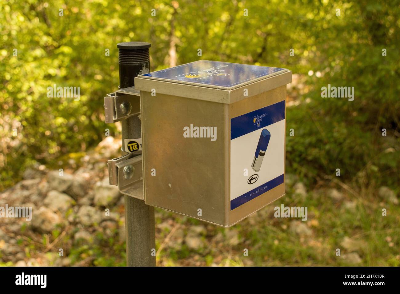 Camino pilgrim passport hi-res stock photography and images - Alamy