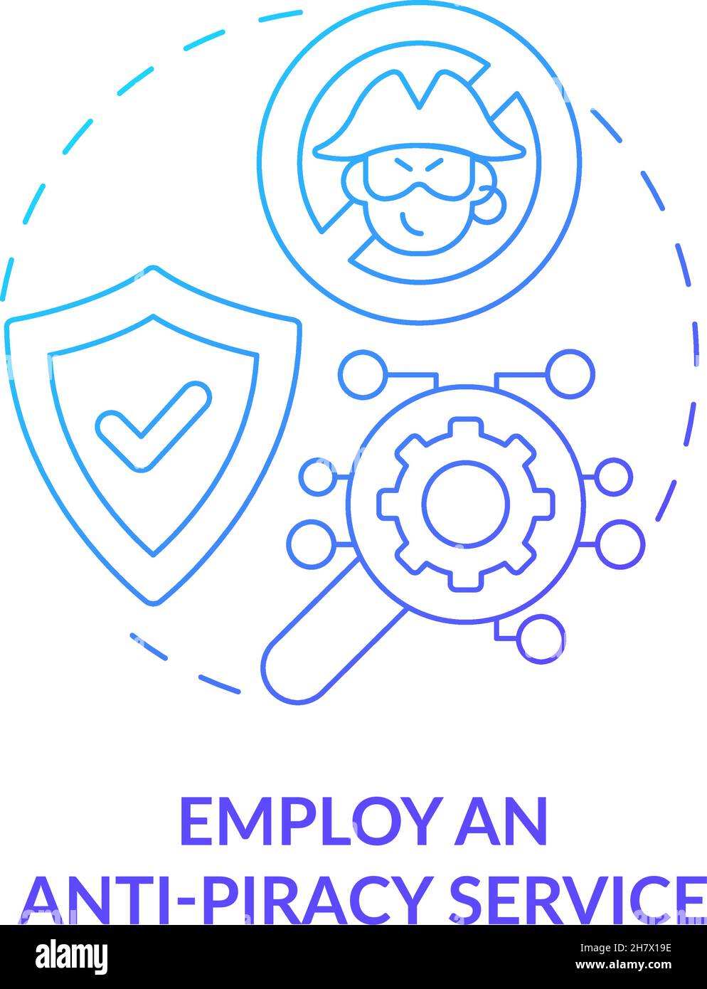 Anti piracy logo hi-res stock photography and images - Alamy