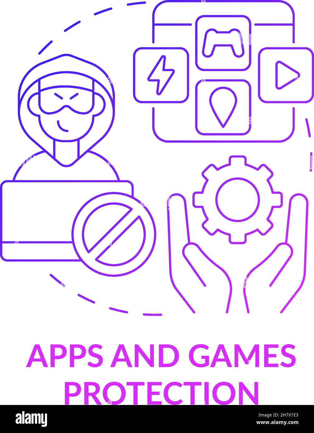 Illegal apps Stock Vector Images - Alamy