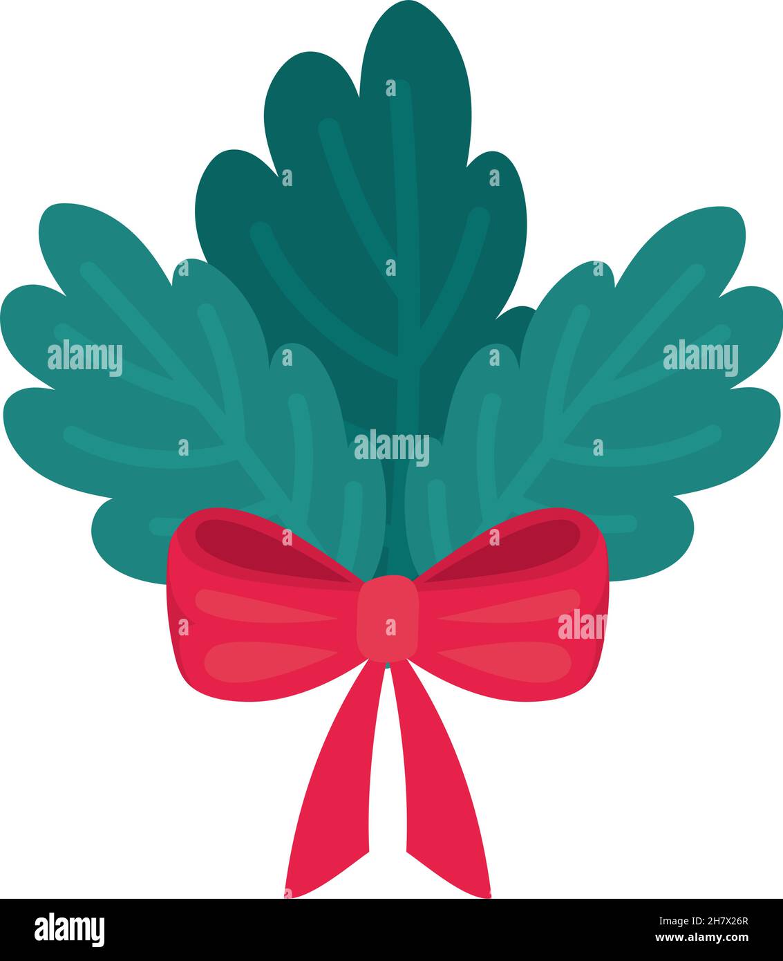 holiday mistletoe illustration Stock Vector Image & Art - Alamy