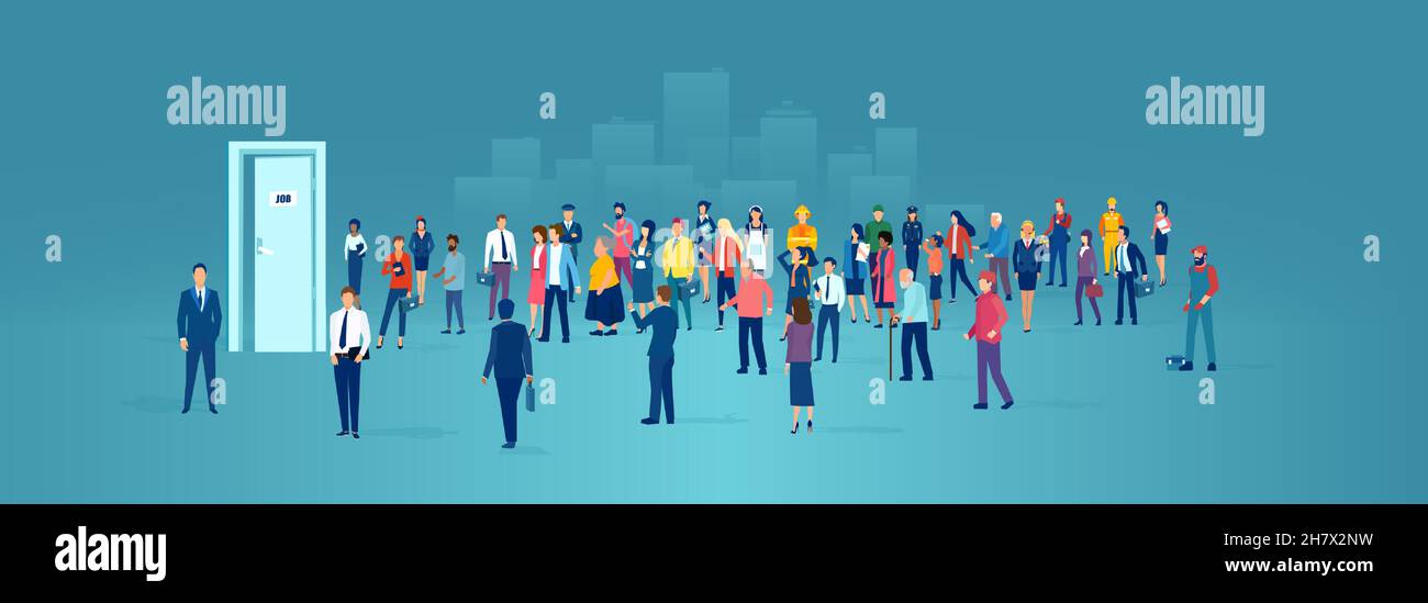 Diverse hiring concept Stock Vector Images - Alamy