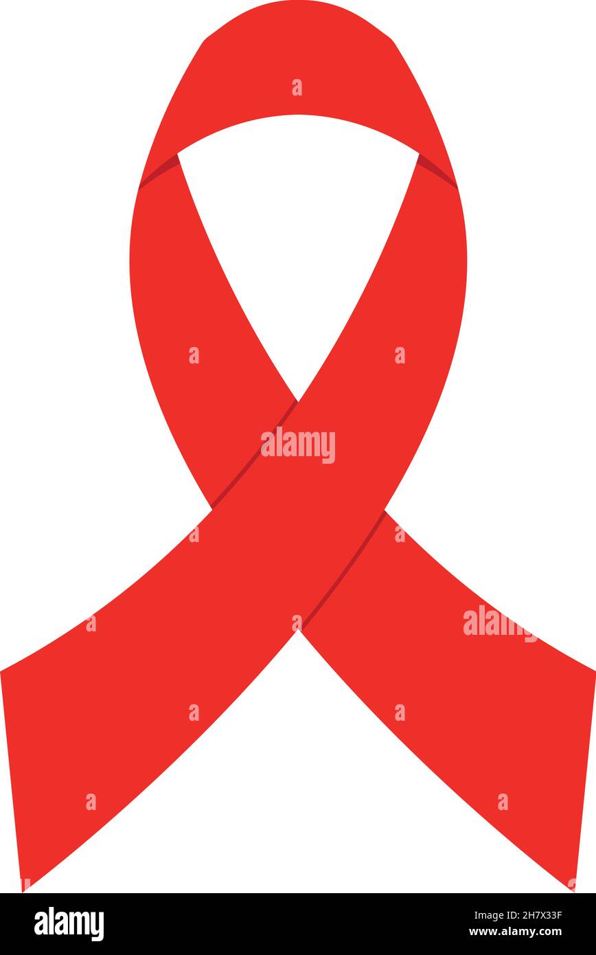 red ribbon vector icon Stock Vector Image & Art - Alamy