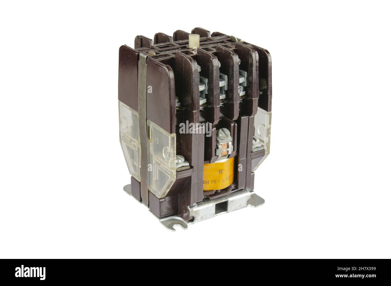 Old technology on table Cut Out Stock Images & Pictures - Alamy