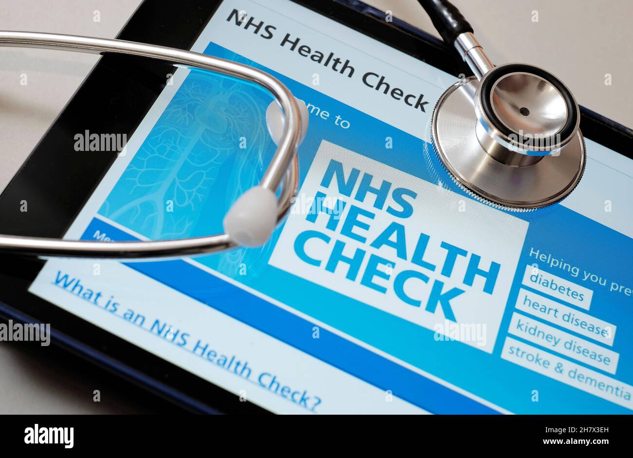 Nhs health and wellbeing check hi-res stock photography and images - Alamy