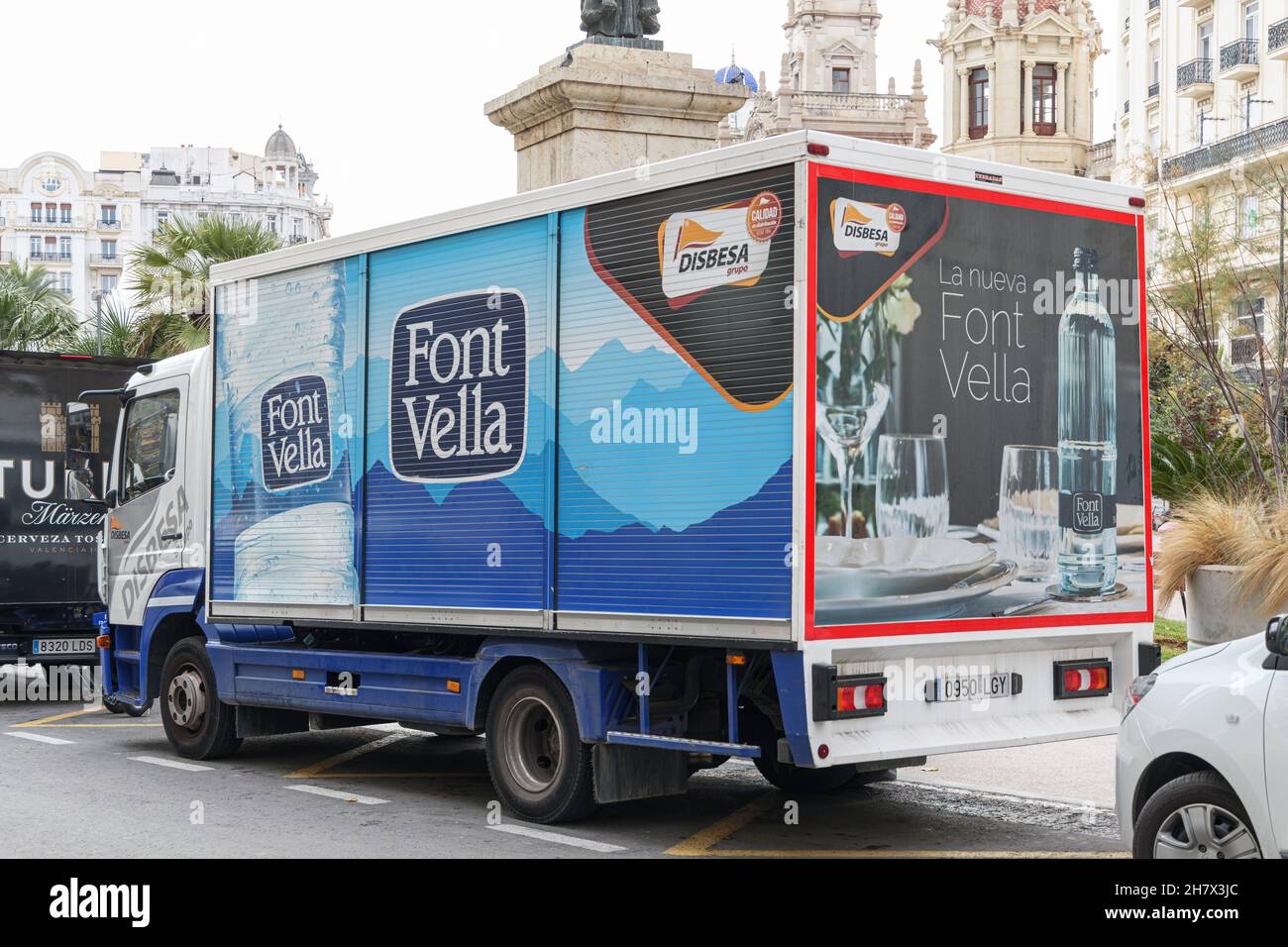 VALENCIA, SPAIN - NOVEMBER 19, 2021: Font Vella is the most consumed ...