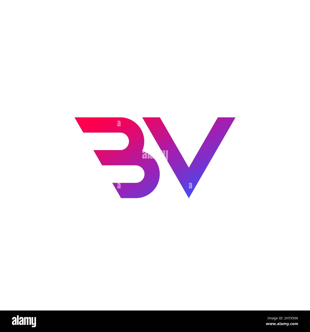 BV letters logo, monogram on white, vector Stock Vector Image & Art - Alamy