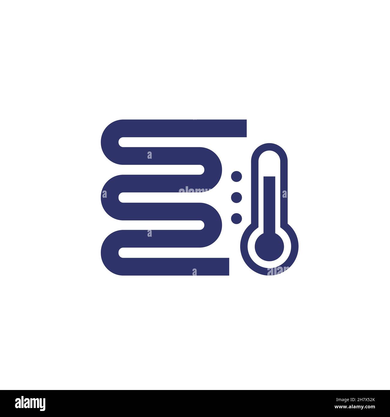 underfloor heating icon on white Stock Vector Image & Art - Alamy