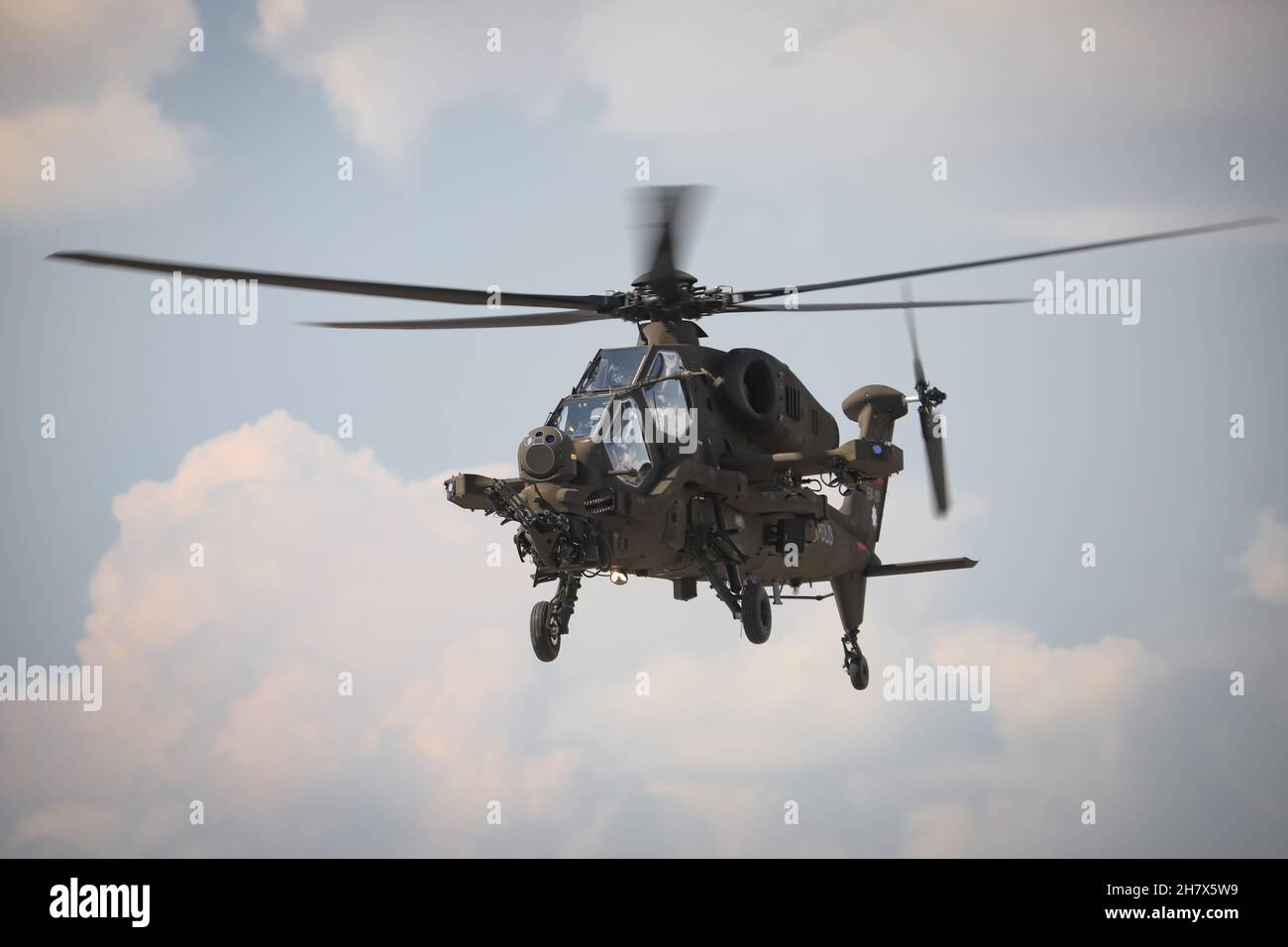 ANKARA, TURKEY - JUNE 26, 2021: Turkish Police Force Atak T-129 ...