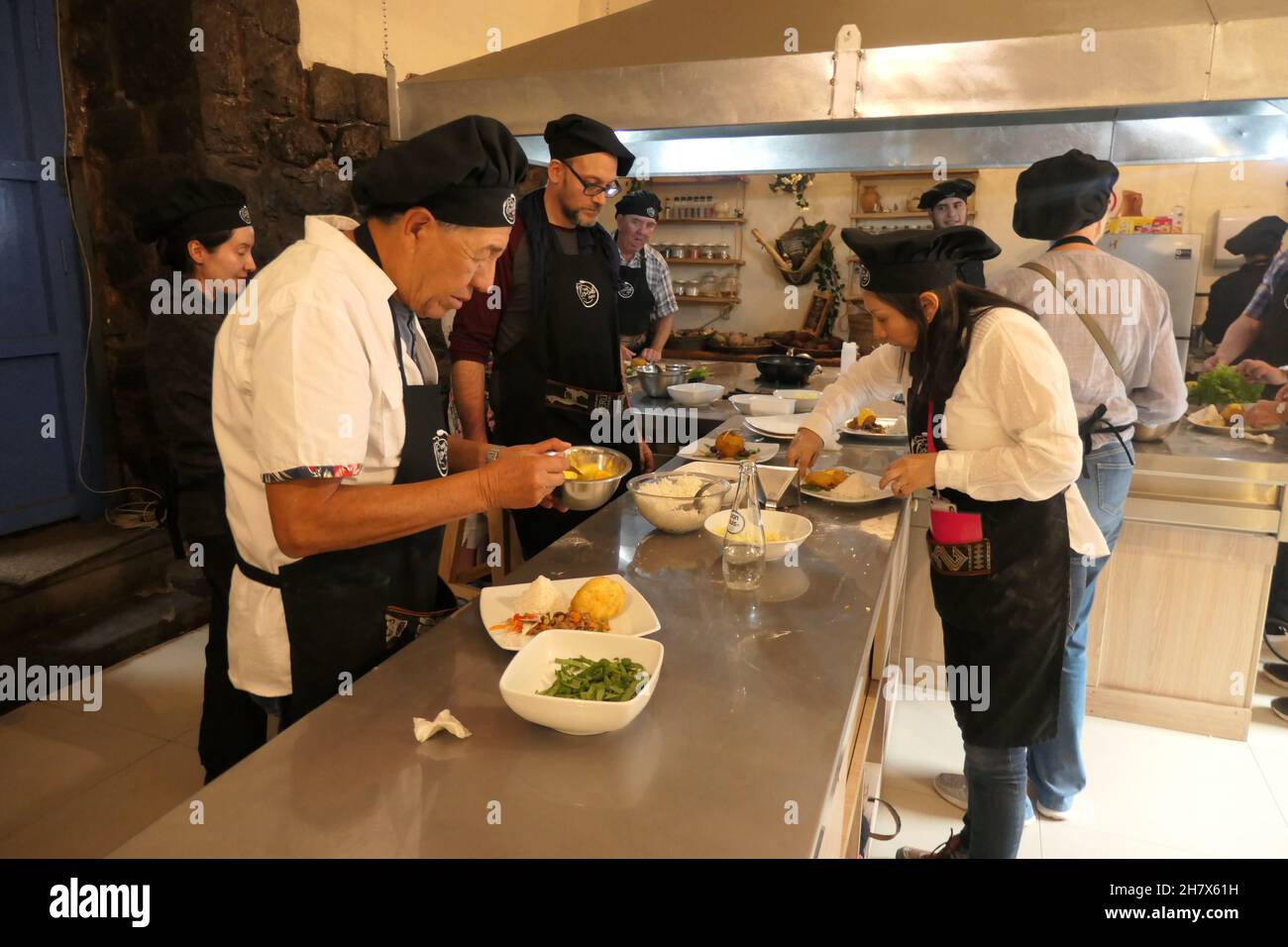 Peru cooking class hi-res stock photography and images - Alamy