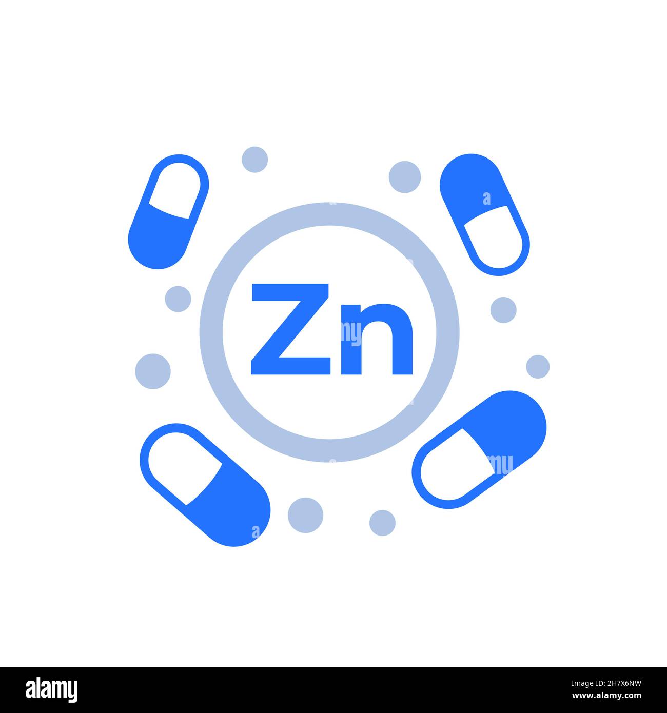 zinc mineral icon on white Stock Vector Image & Art - Alamy