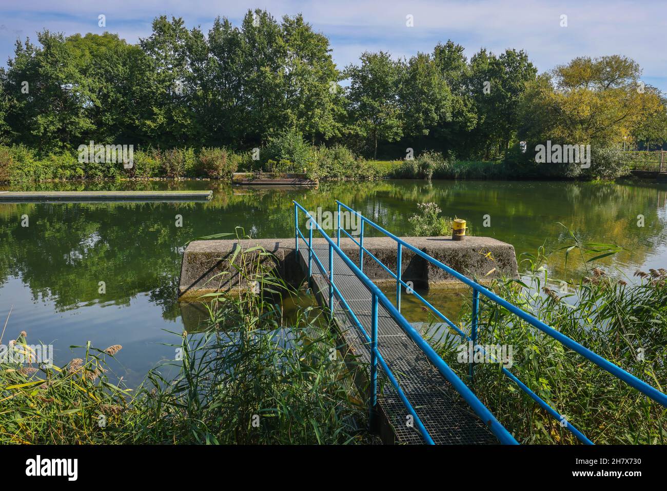 Waltrop, North Rhine-Westphalia, Germany - Ship lift and lock park ...