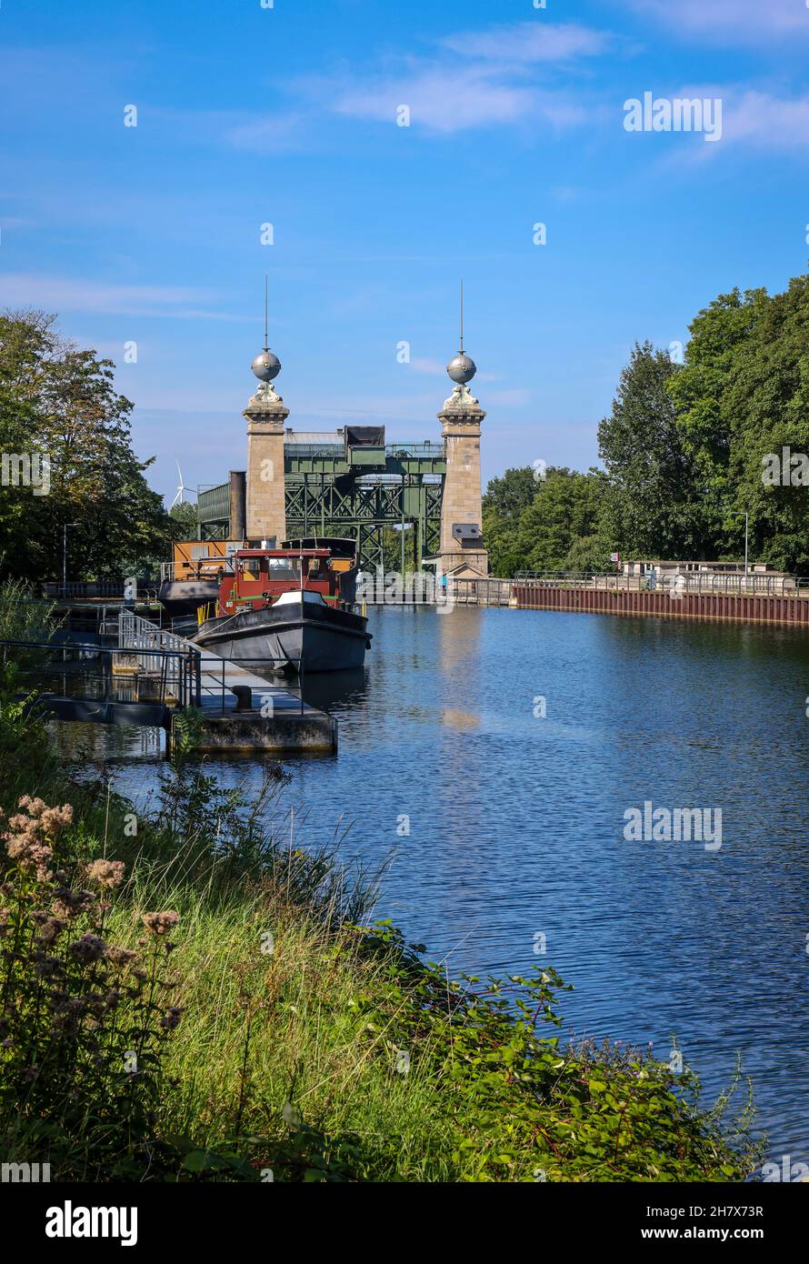 Waltrop, North Rhine-Westphalia, Germany - Ship lift and lock park ...